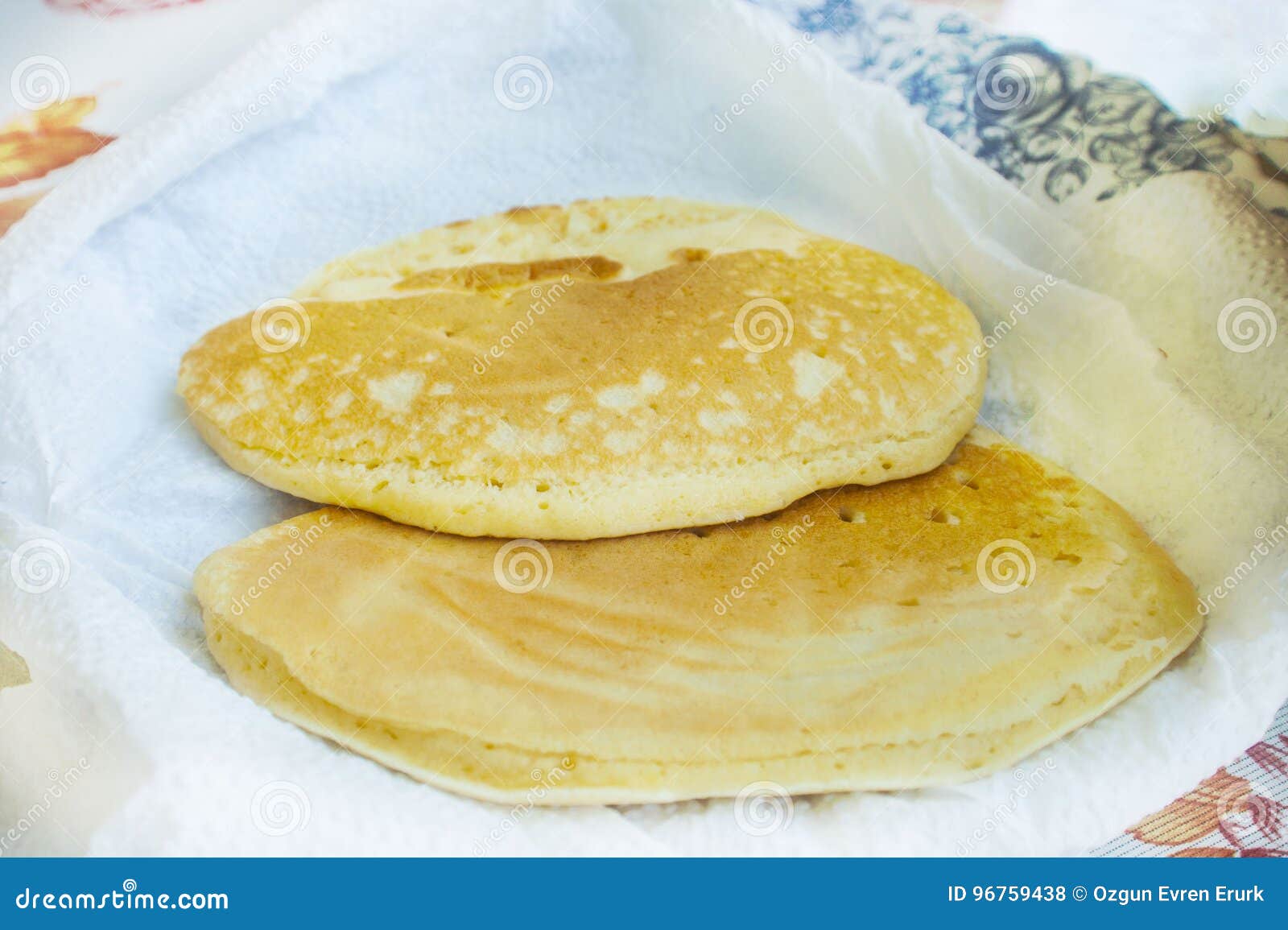 Crepe Pancake Crape Slapjack Stock Photo - Image of girdlecake, church ...