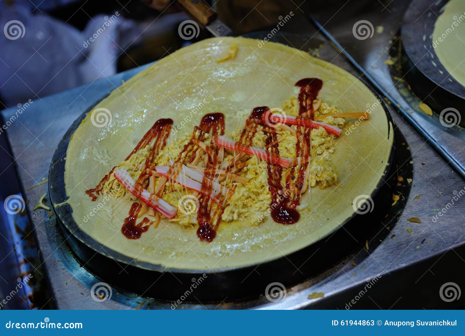 Crepe processing stock image. Image of snack, pancakes - 61944863
