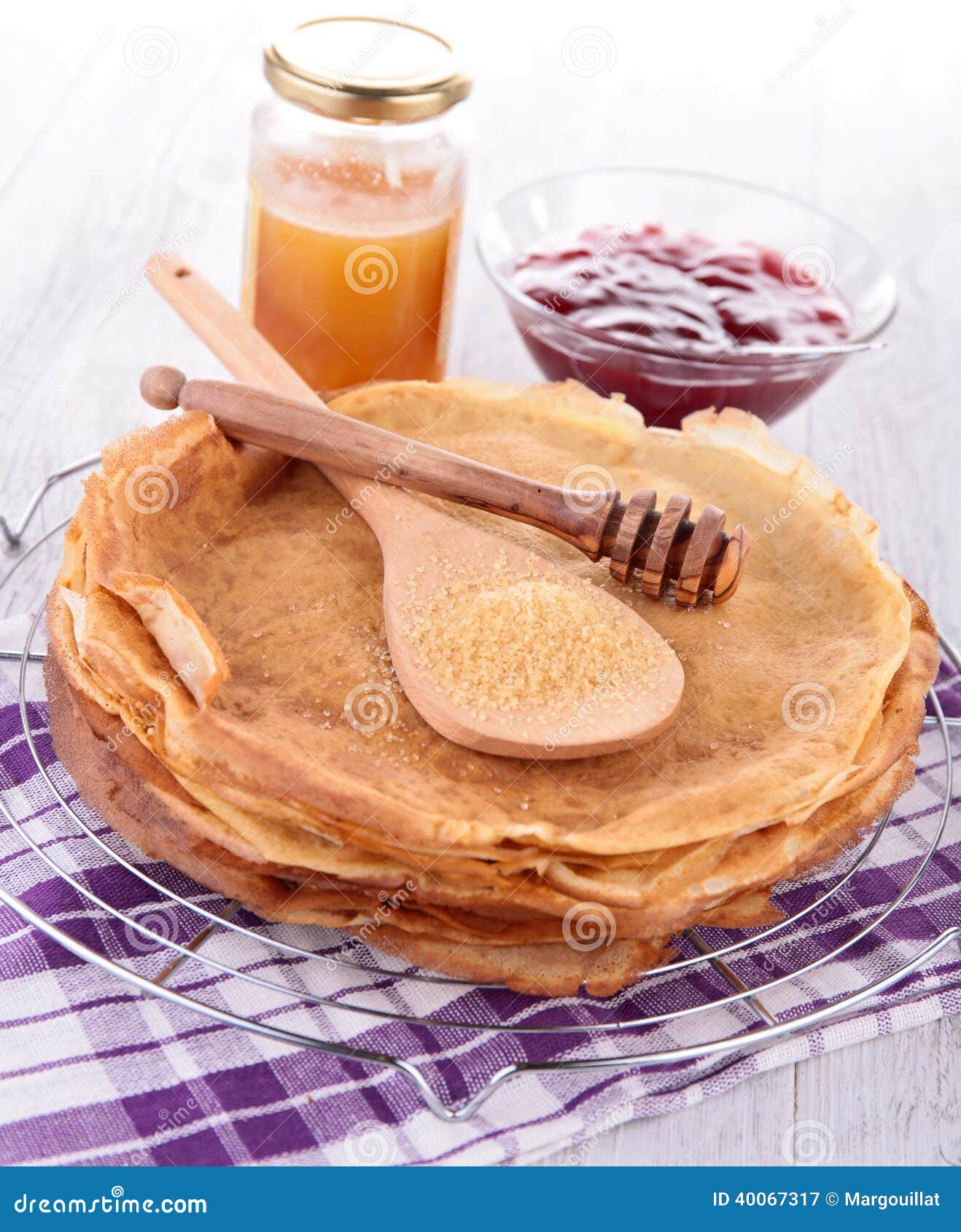Crepe stock image. Image of baked, honey, dessert, cake - 40067317