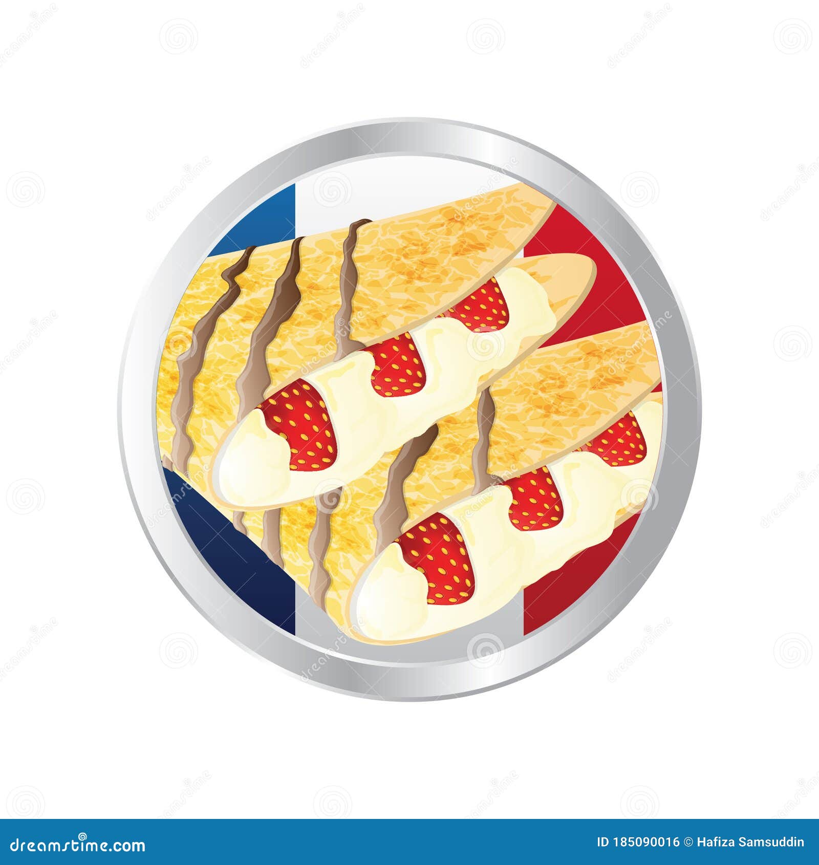 Crepe. Vector Illustration Decorative Design Stock Vector ...