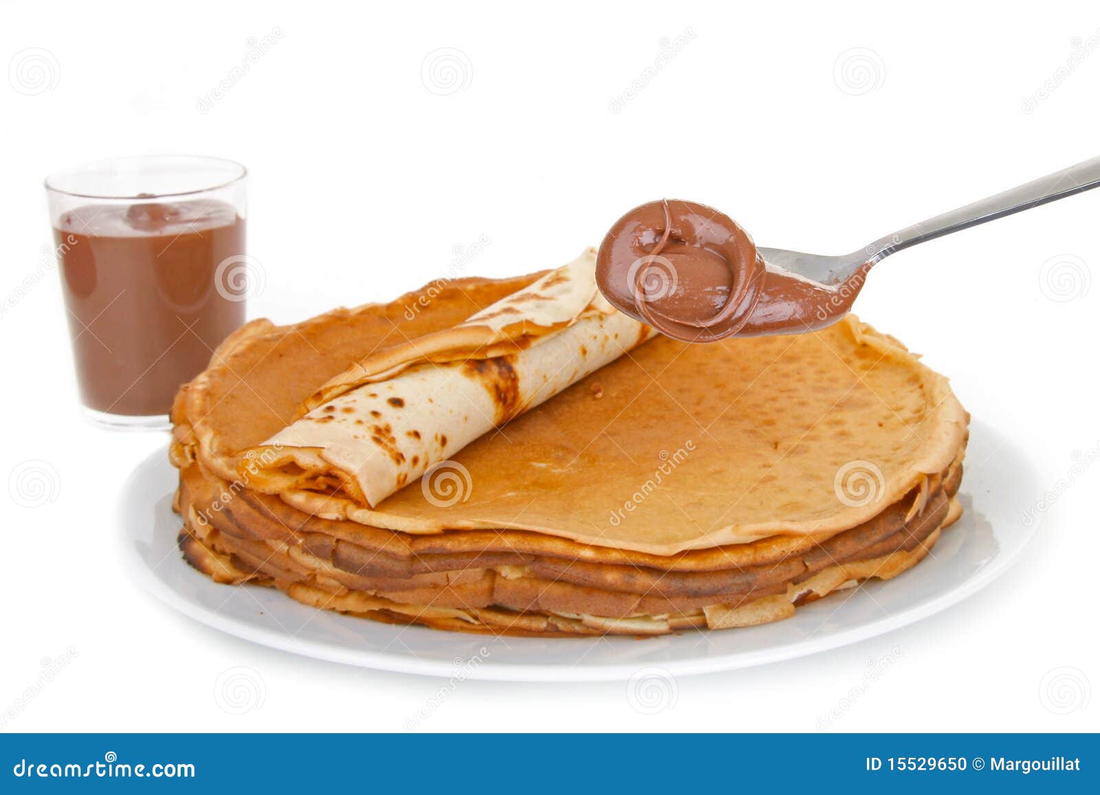 Crepes` stock photo. Image of breakfast, white, background - 15529650