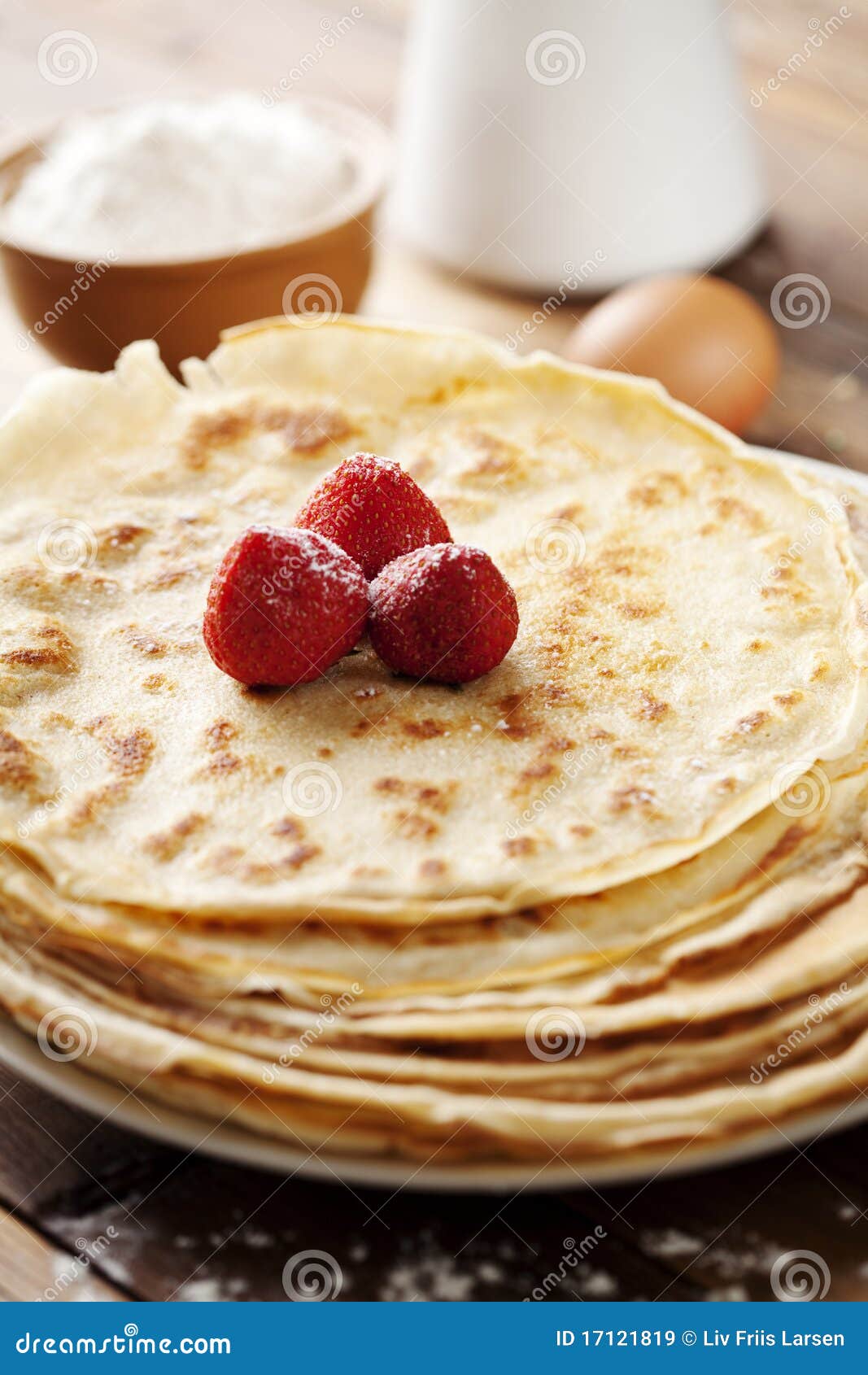 Crepes stock image. Image of baked, drink, closeup, rolled - 17121819