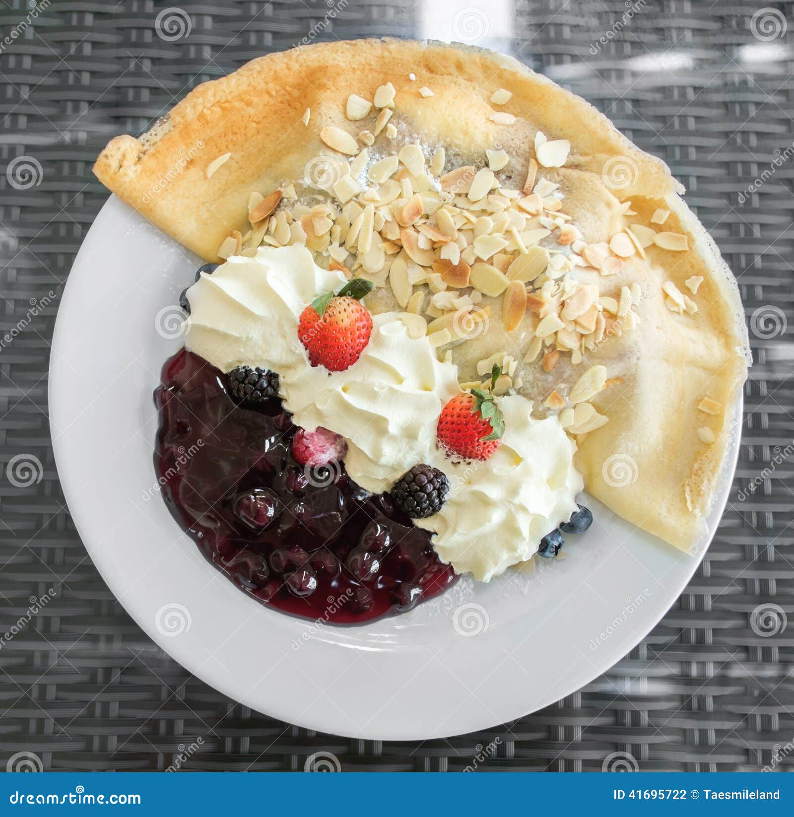 Crepes with Berries stock photo. Image of lunch, cooking - 41695722