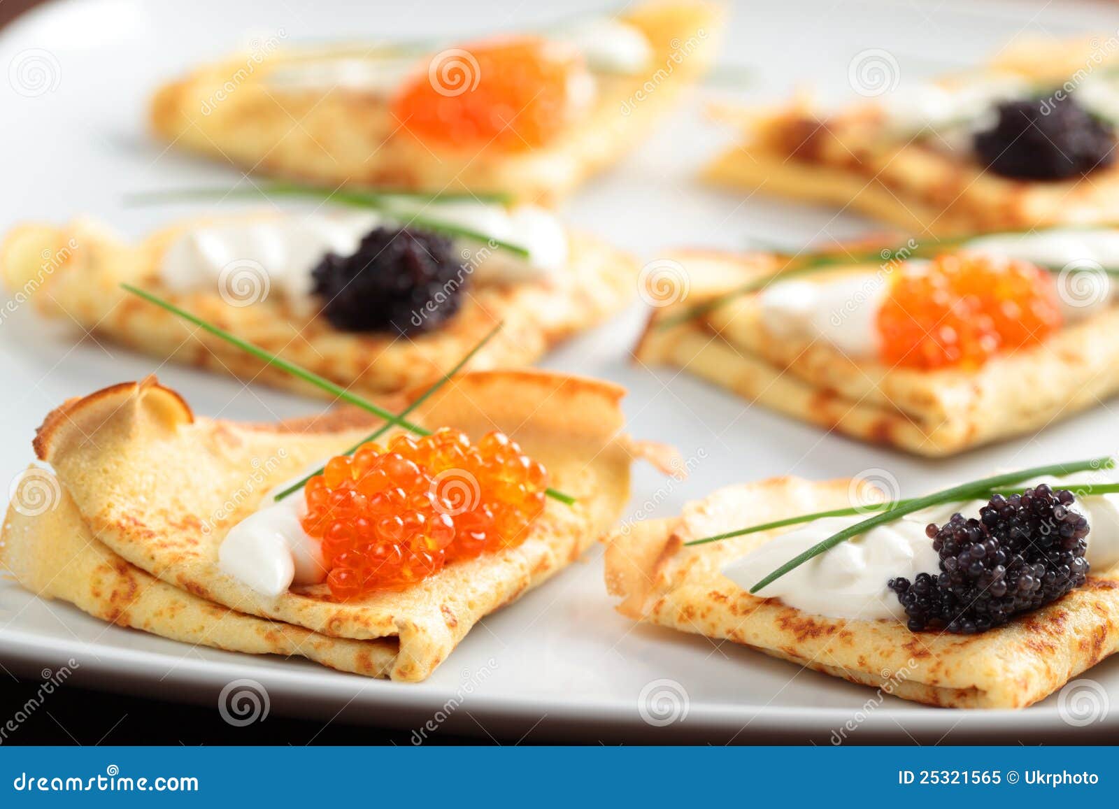 Crepes with caviar stock image. Image of week, crepes - 25321565