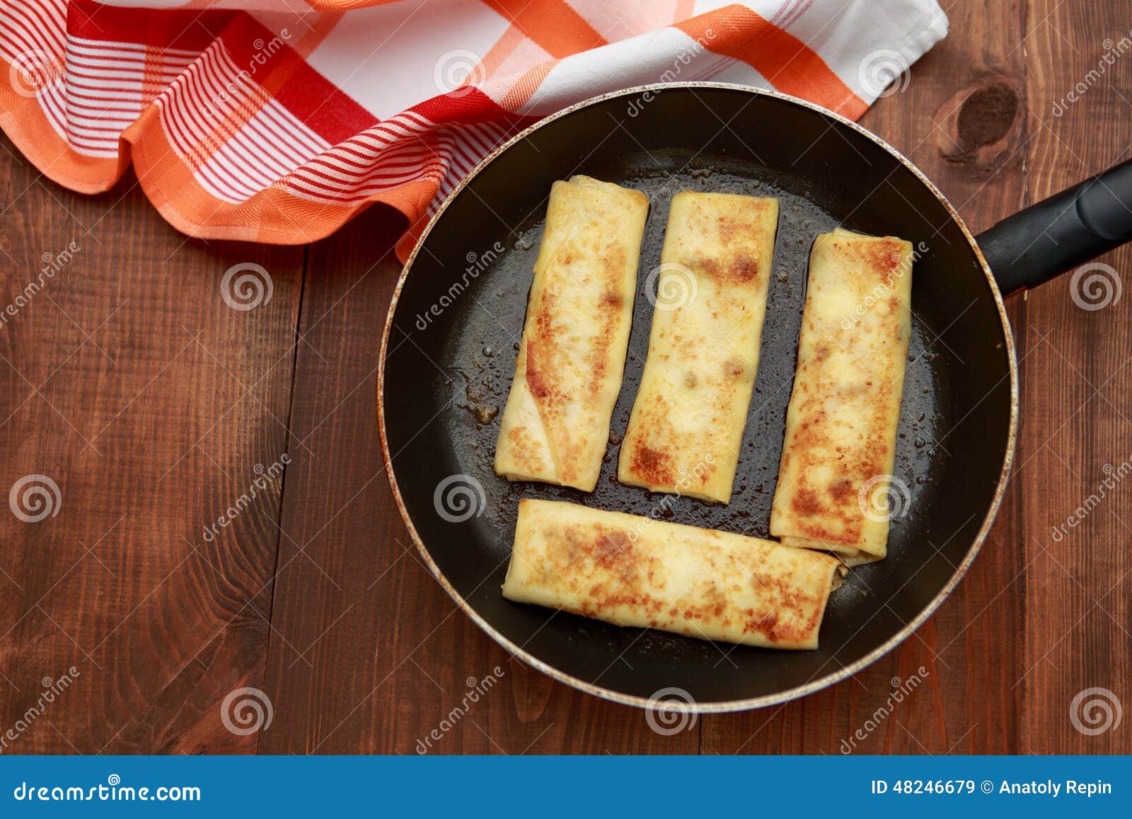 Crepes stock image. Image of delicious, lunch, dishcloth - 48246679