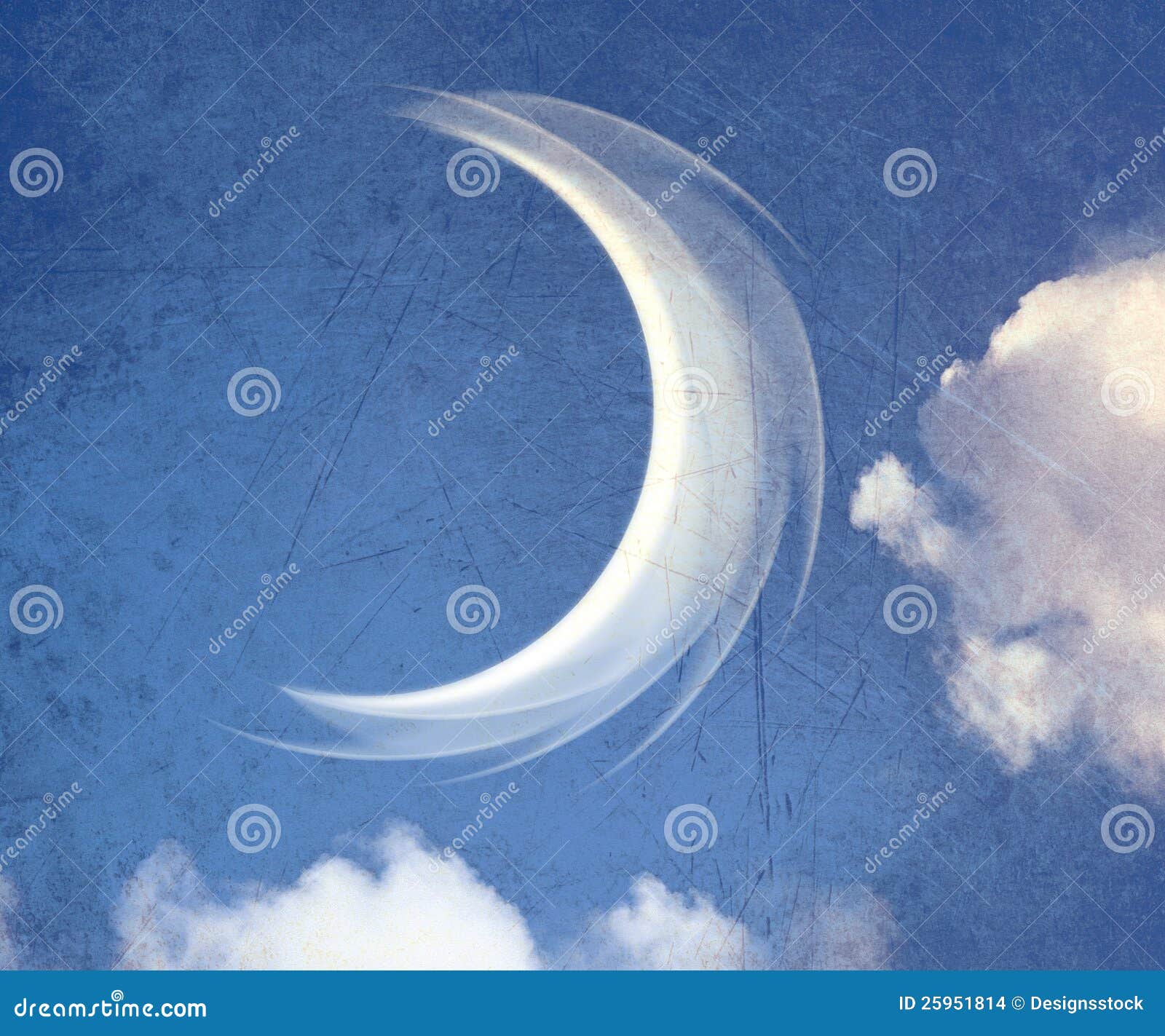 Crescent stock photo. Image of fantasy, luna, light, astro - 25951814
