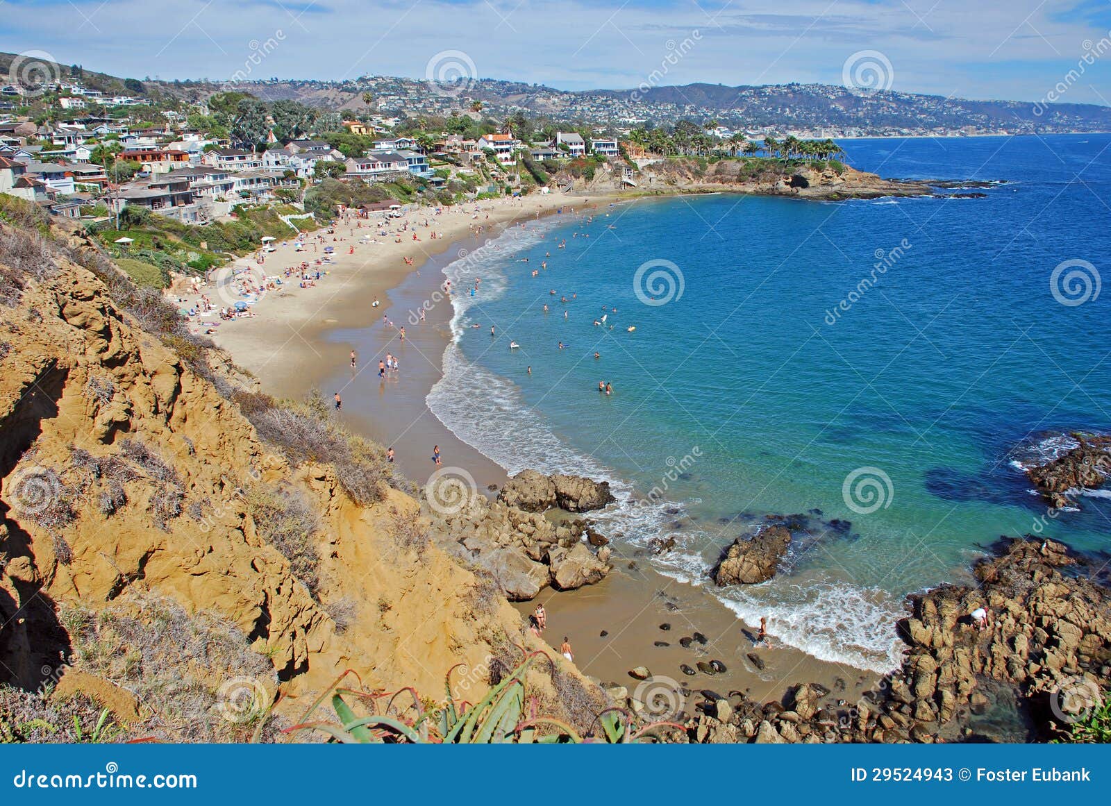 Crescent Bay, Laguna Beach, California Stock Image - Image of public ...
