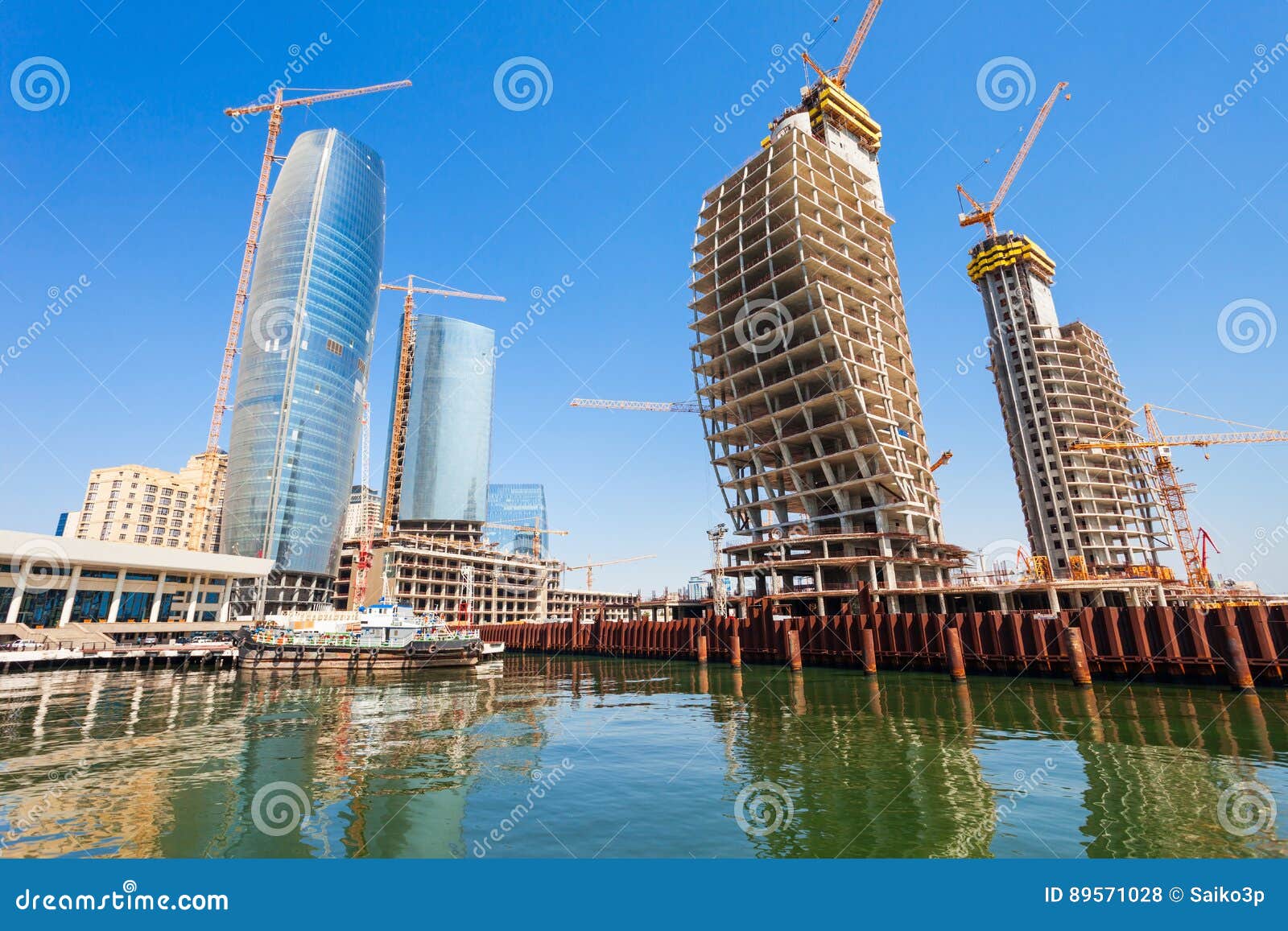 Crescent Development Project, Baku Editorial Stock Photo - Image of ...
