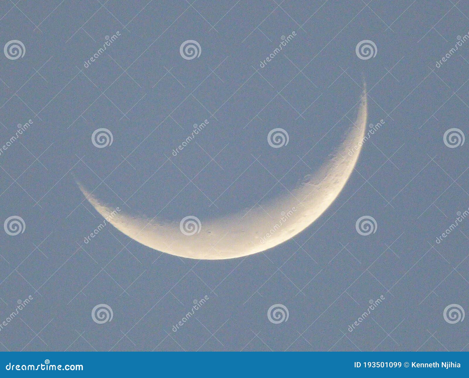 Crescent moon stock image. Image of crescent, clear - 193501099