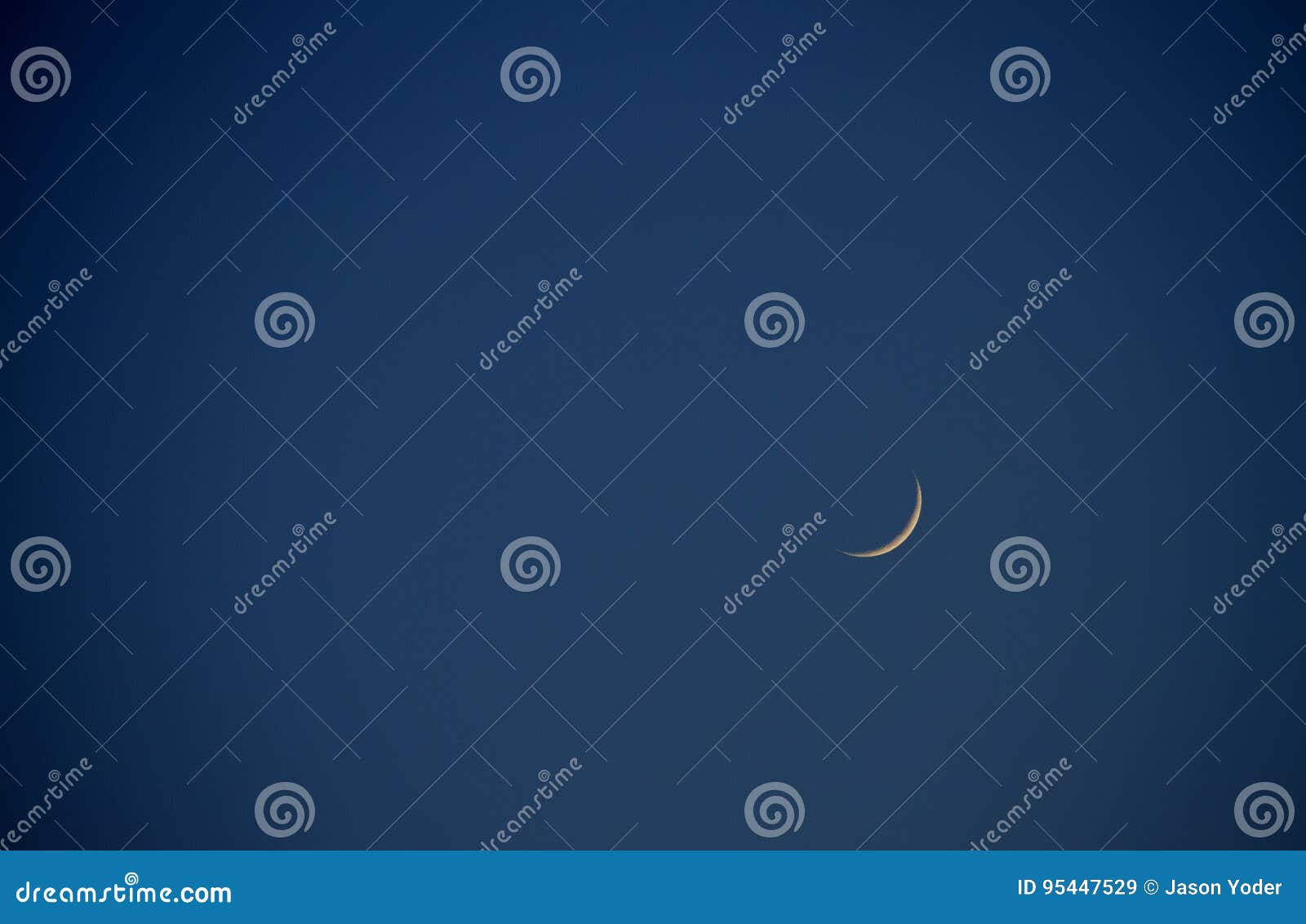 Crescent Moon stock image. Image of crescent, night, dynamic - 95447529
