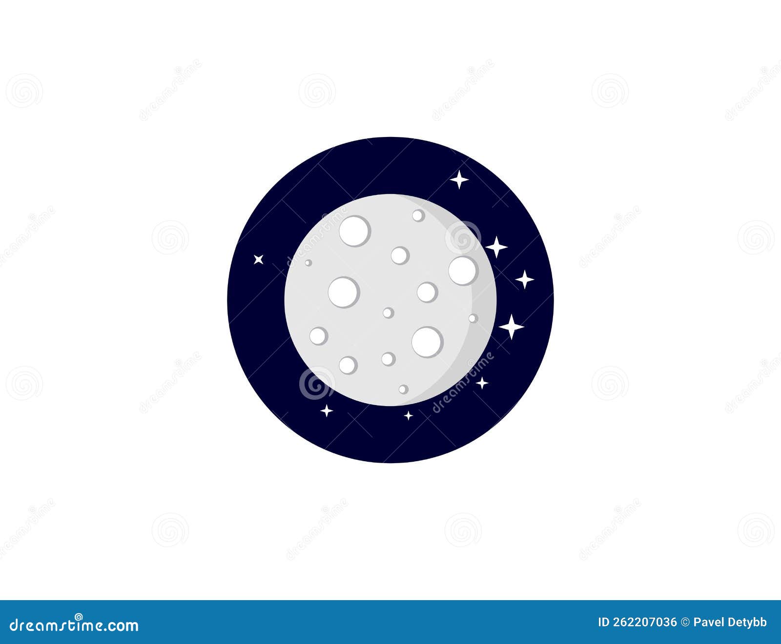 Crescent, Moon, Night Icon. Vector Illustration. Stock Vector ...