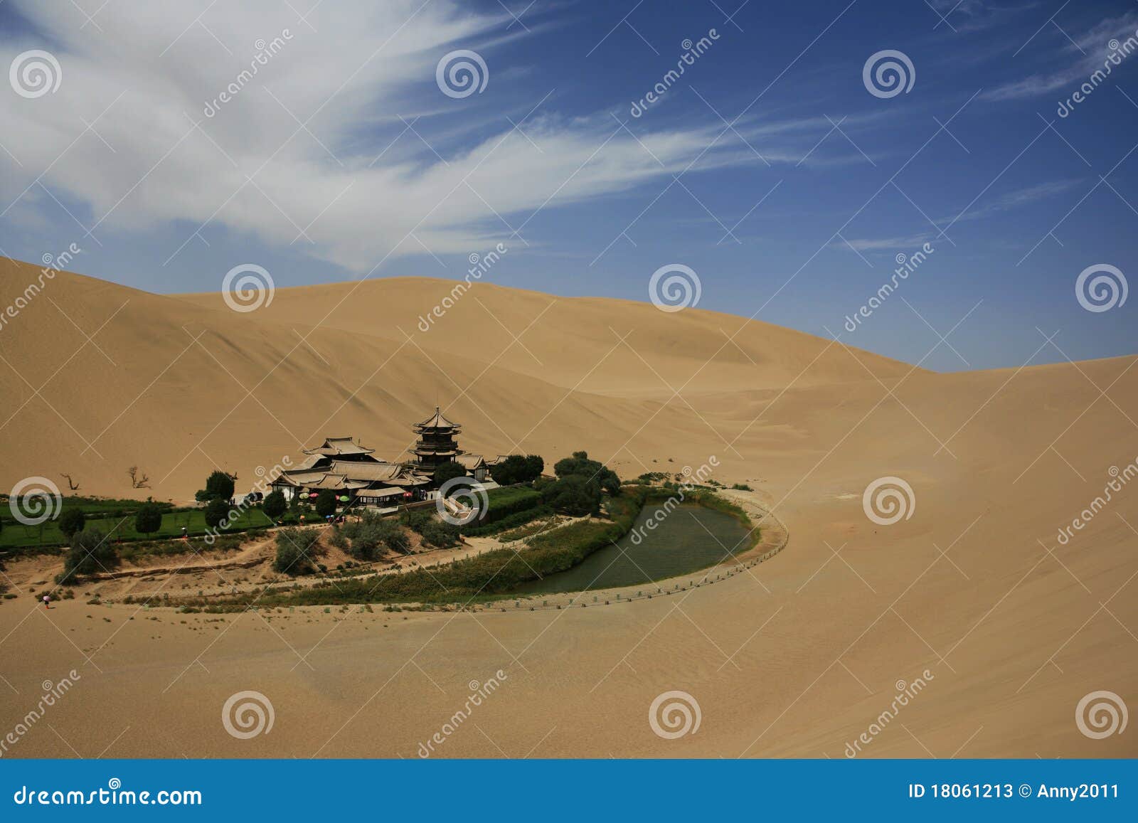 Crescent Moon Spring. stock image. Image of natural, beautiful - 18061213