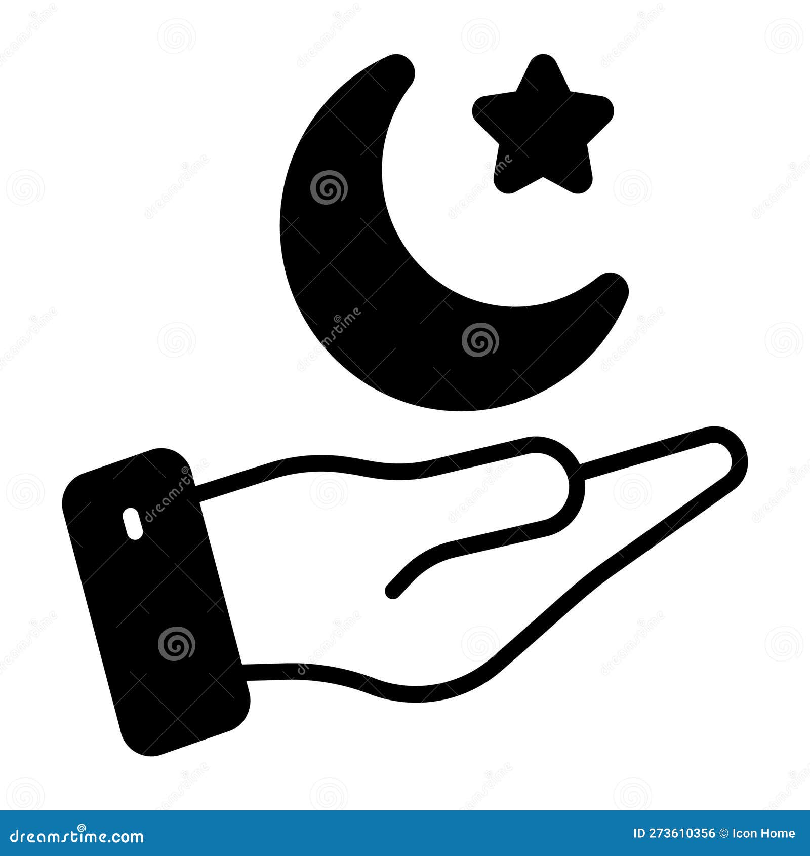 Hand With Key Denoting Vector Of Key Handover In Modern Style ...