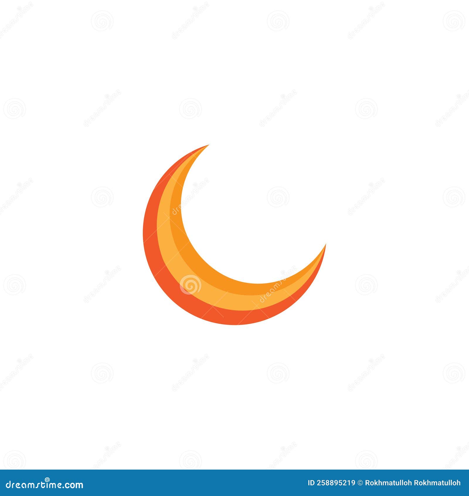 Crescent Moon Vector Design Element Stock Vector - Illustration of ...