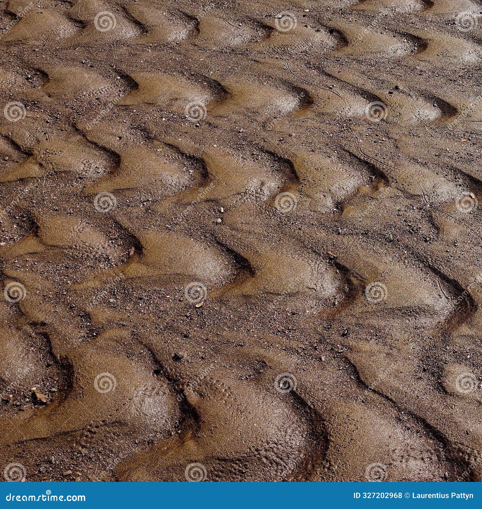 Crescent Pattern on Mud Flat Texture Stock Illustration - Illustration ...