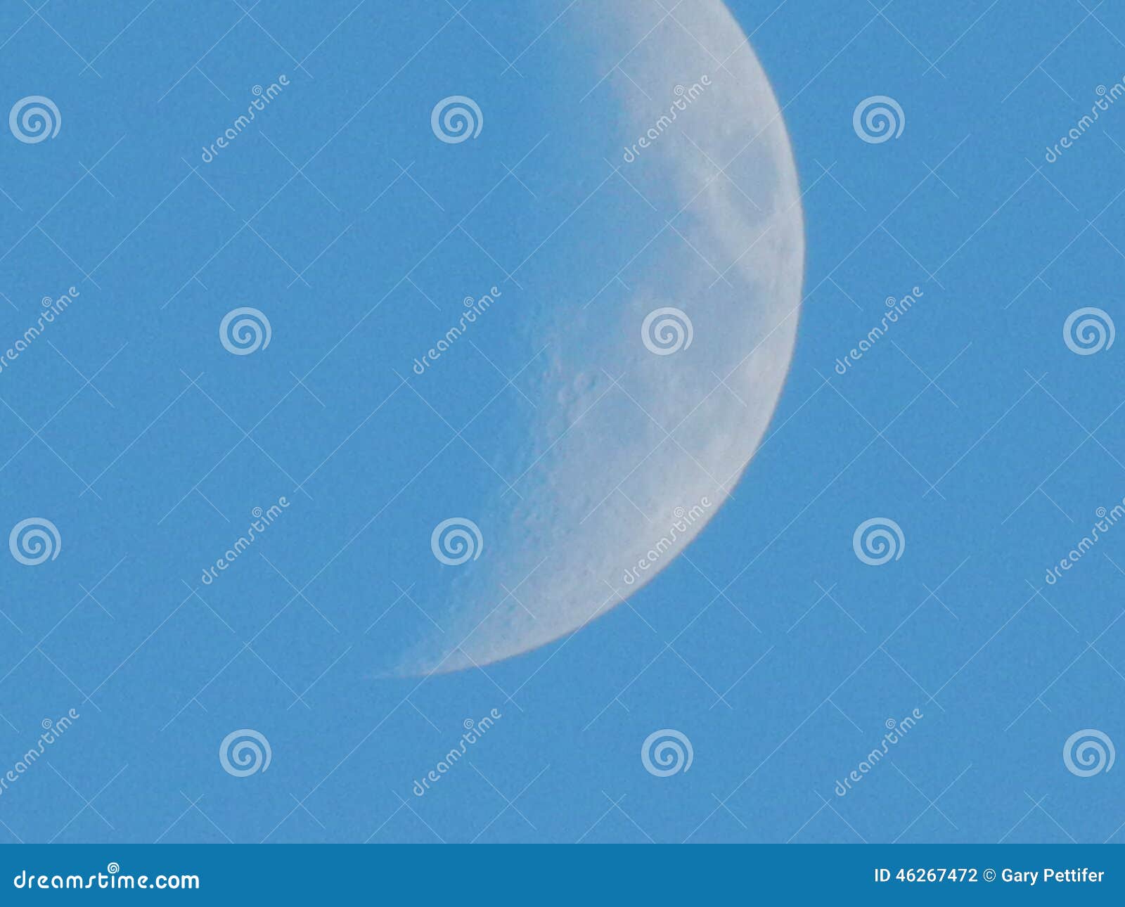 Crescent silver moon stock photo. Image of body, golden - 46267472