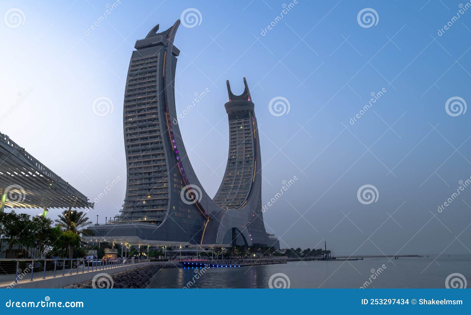 Lusail, Qatar- 18 November 2022: The Beautiful Lusail Editorial Photo ...