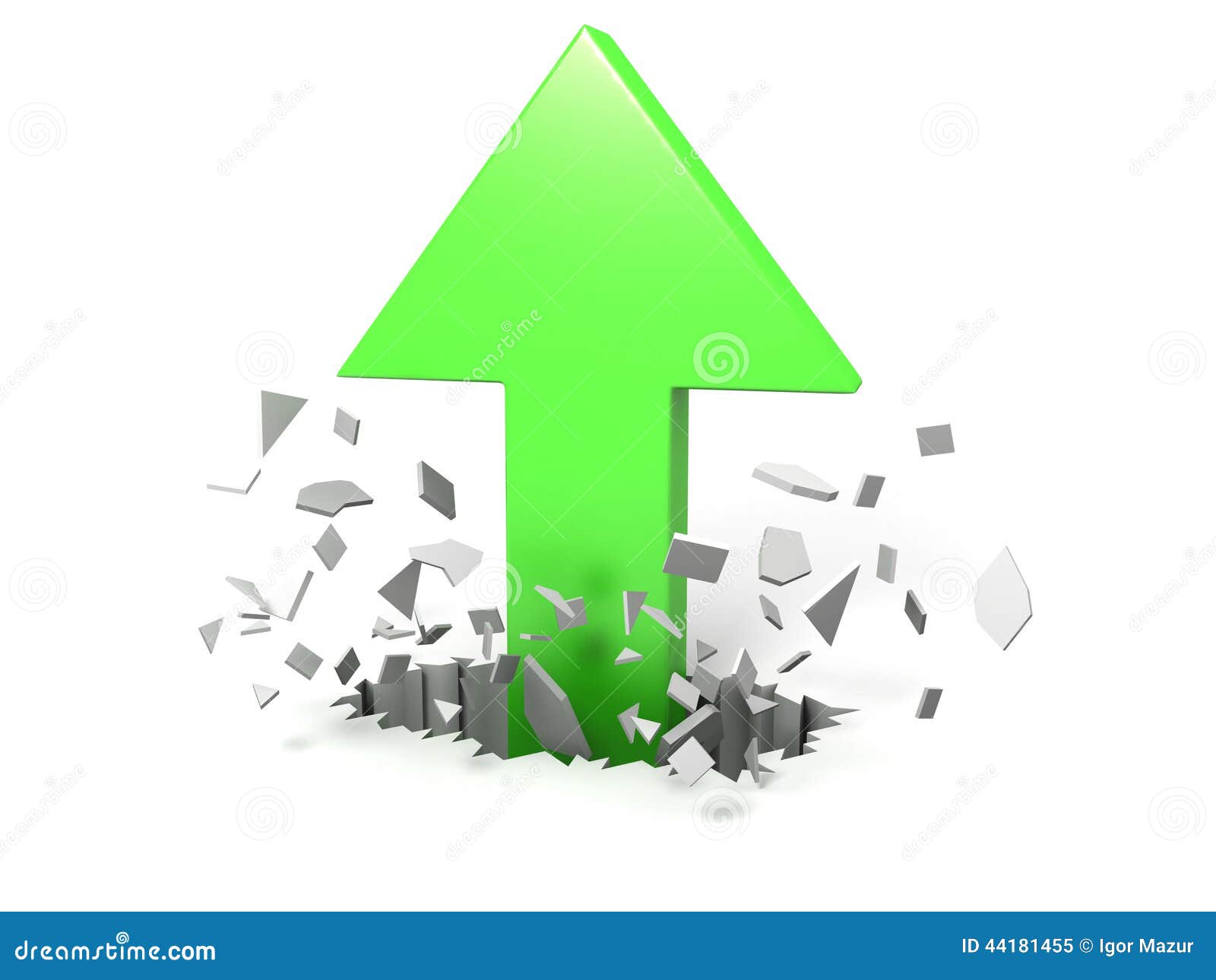 Crescimento da seta ilustração stock. Ilustração de queda - 44181455