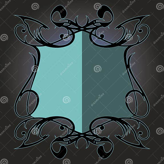 Crest label stock illustration. Illustration of background - 64315957