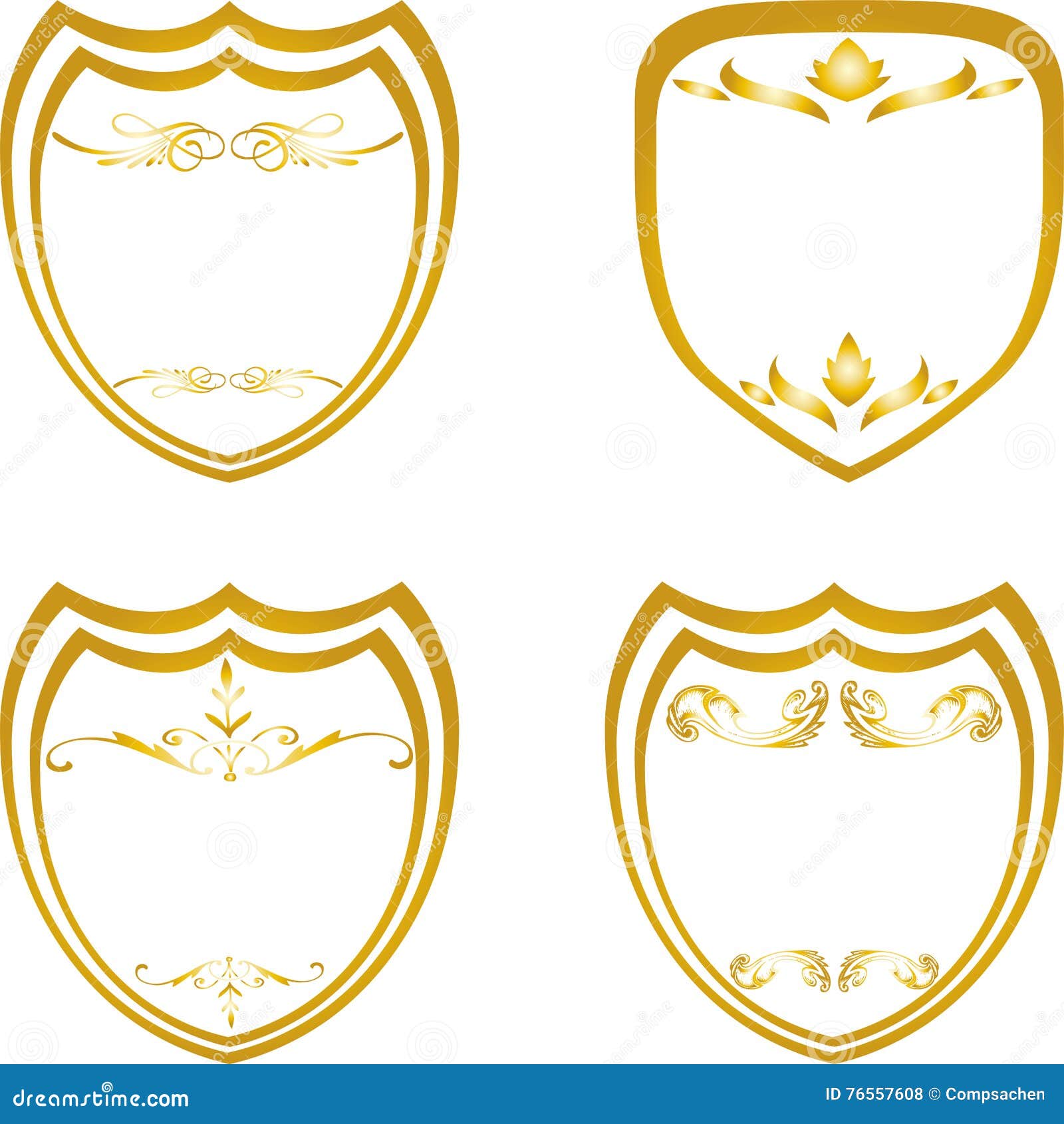 Crest, shield, logo stock vector. Illustration of knight - 76557608