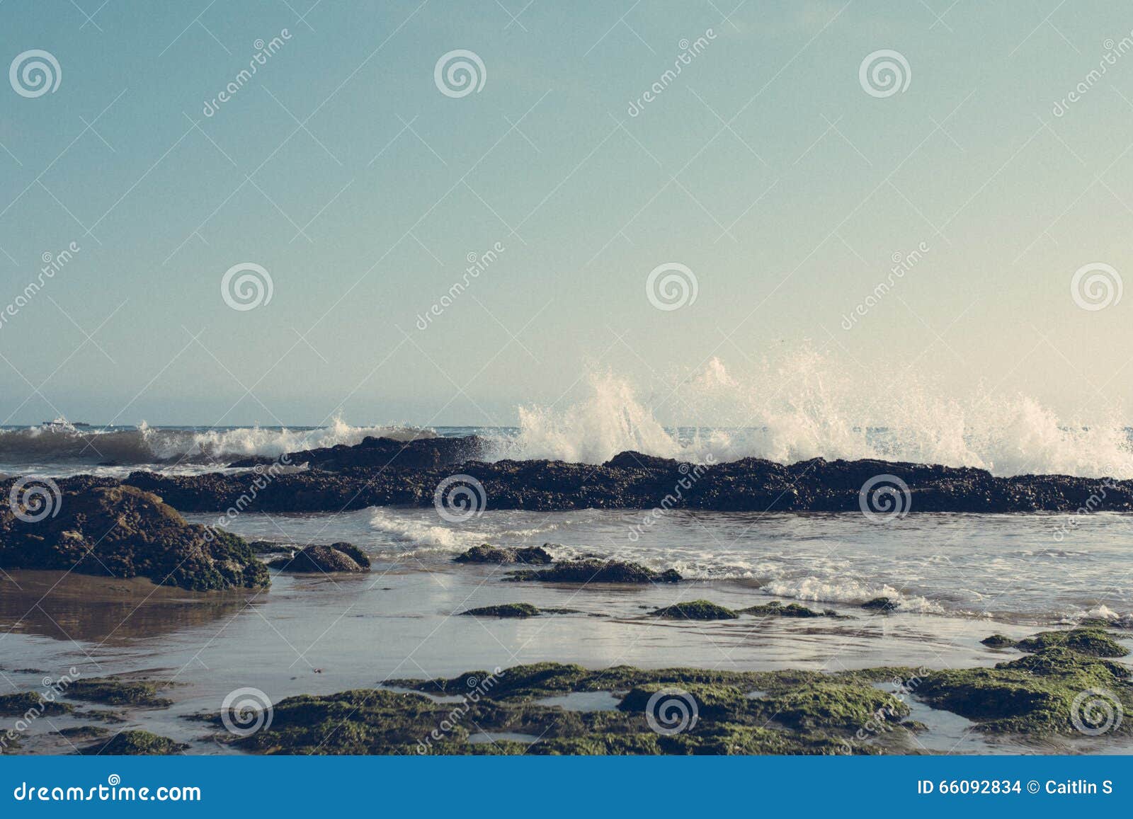Cresting Waves stock photo. Image of beauty, nature, landscape - 66092834