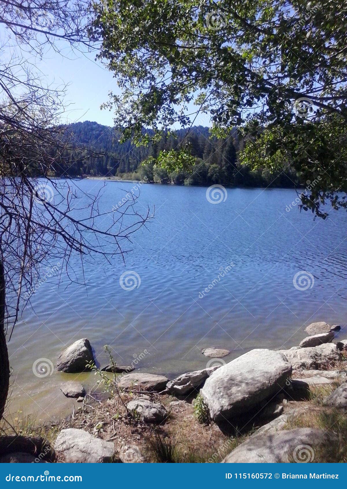 Lake Gregory stock photo. Image of mountains, gregory - 115160572