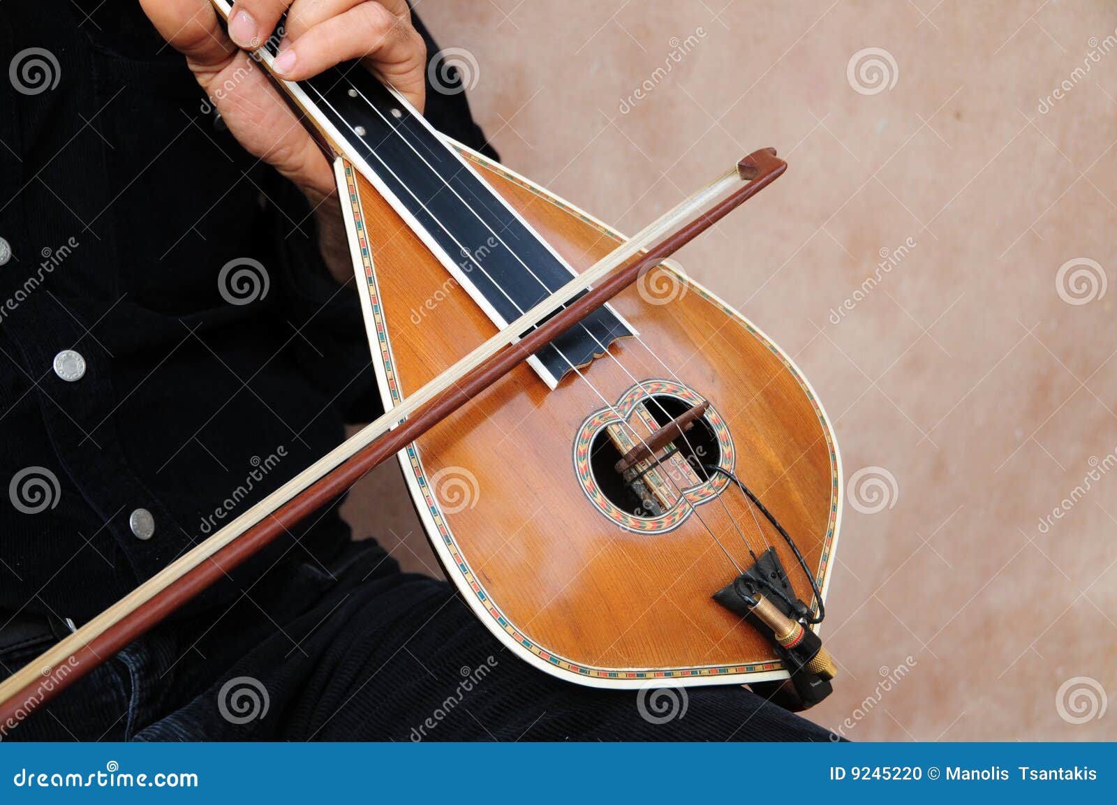 Cretan Lyra stock photo. Image of traditional, musician - 9245220