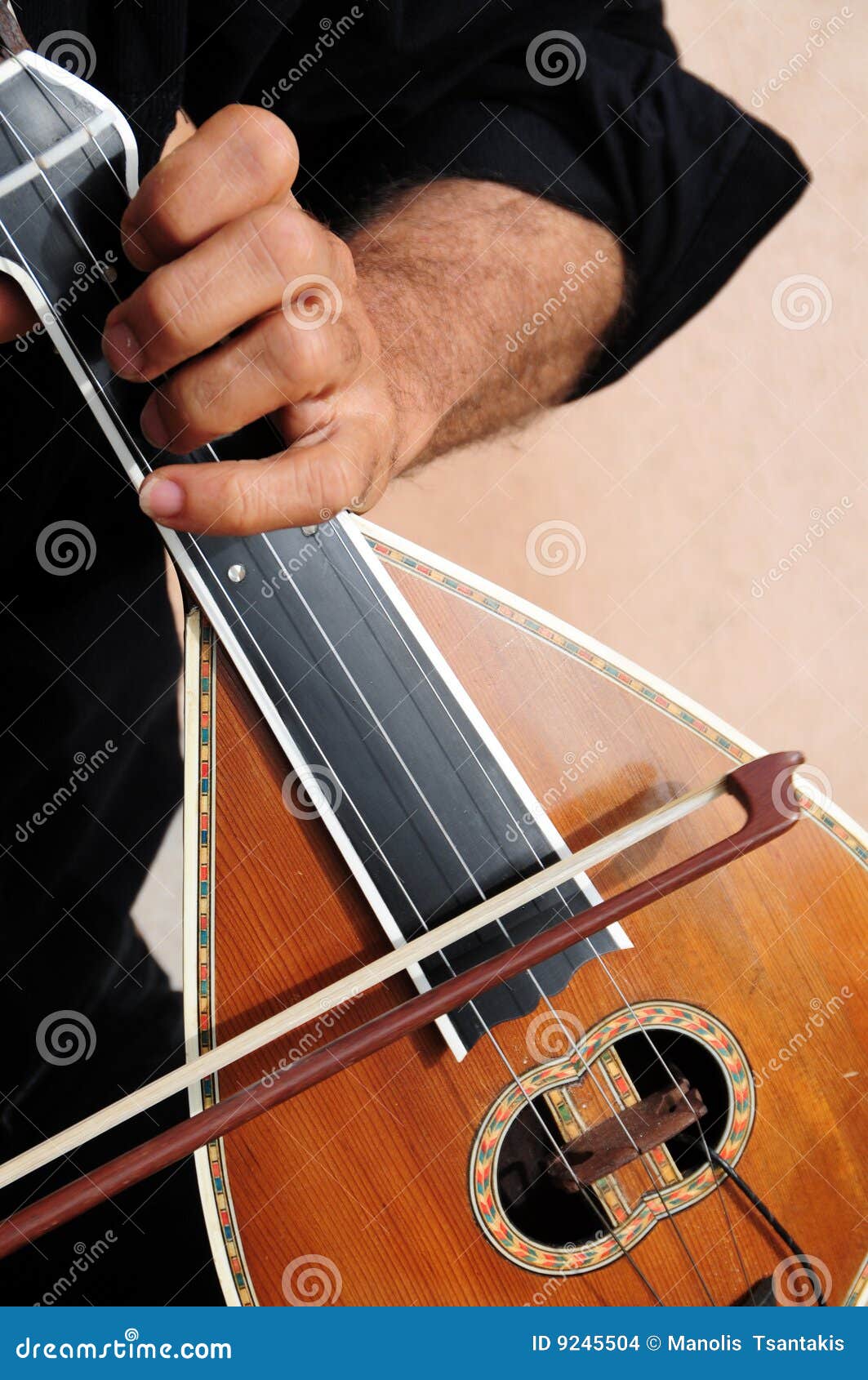 Cretan Lyra stock photo. Image of lira, handicraft, player - 9245504