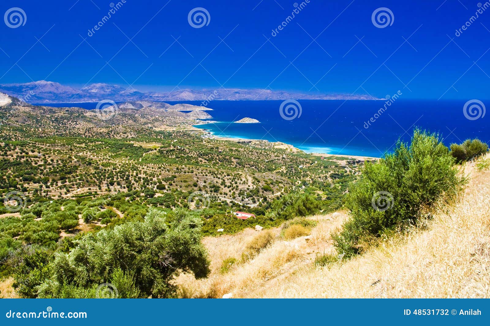 Crete stock photo. Image of plaka, elounda, descriptive - 48531732