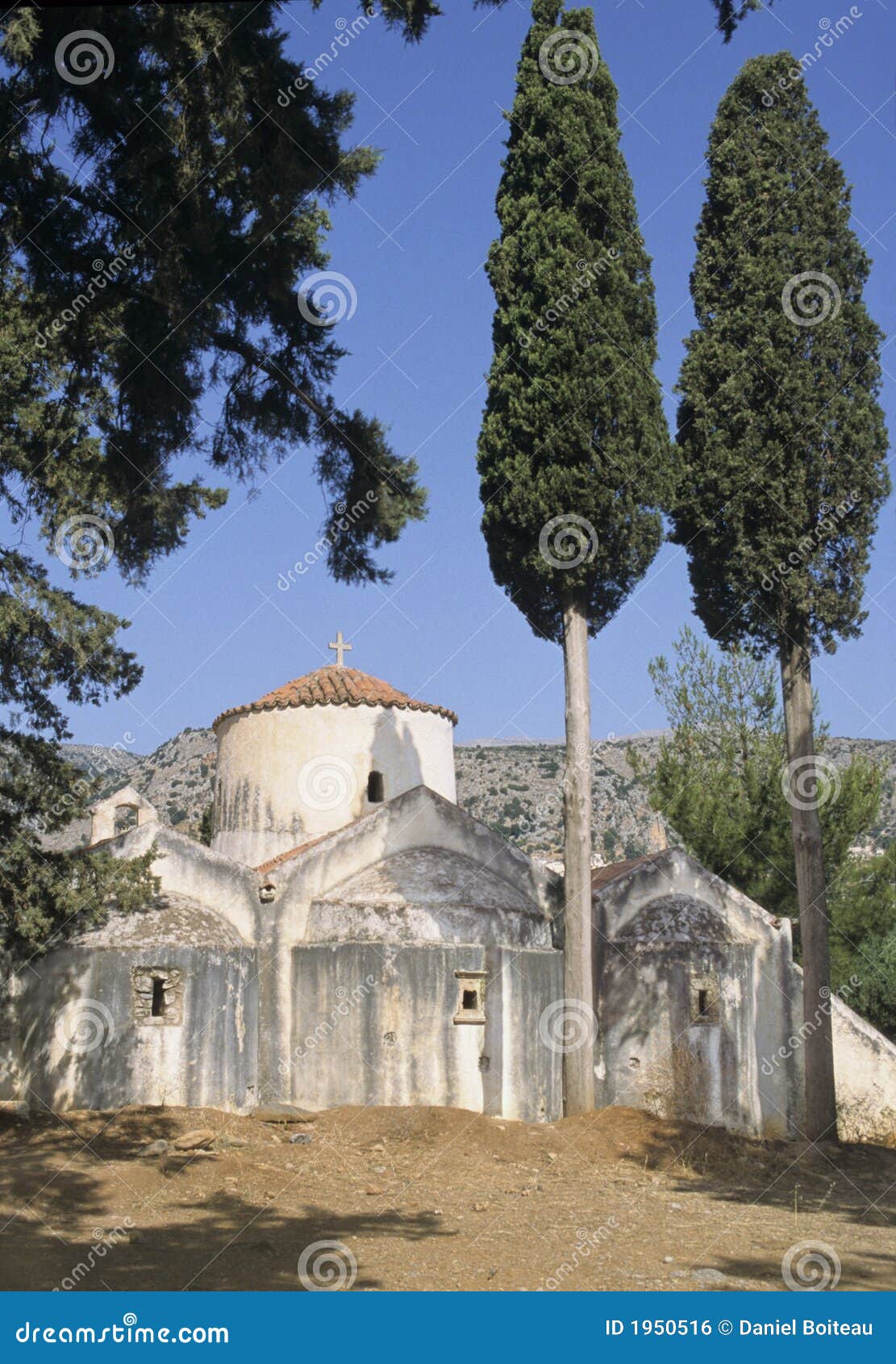 Crete church stock photo. Image of mediterranean, island - 1950516