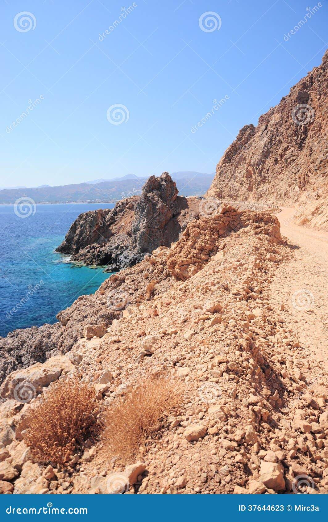 Crete coast Balos stock image. Image of azure, balos - 37644623