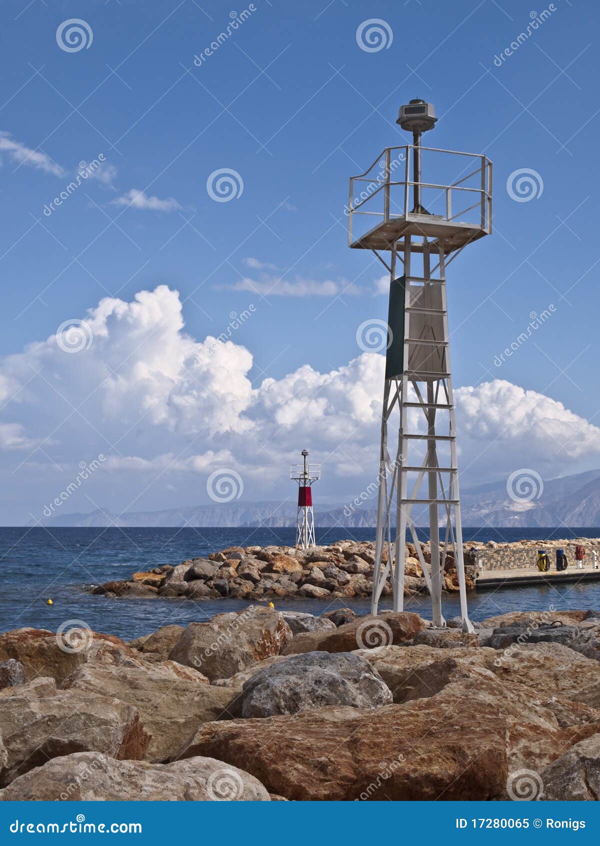 Crete Coastal View and Sea Breakers Stock Image - Image of rock ...