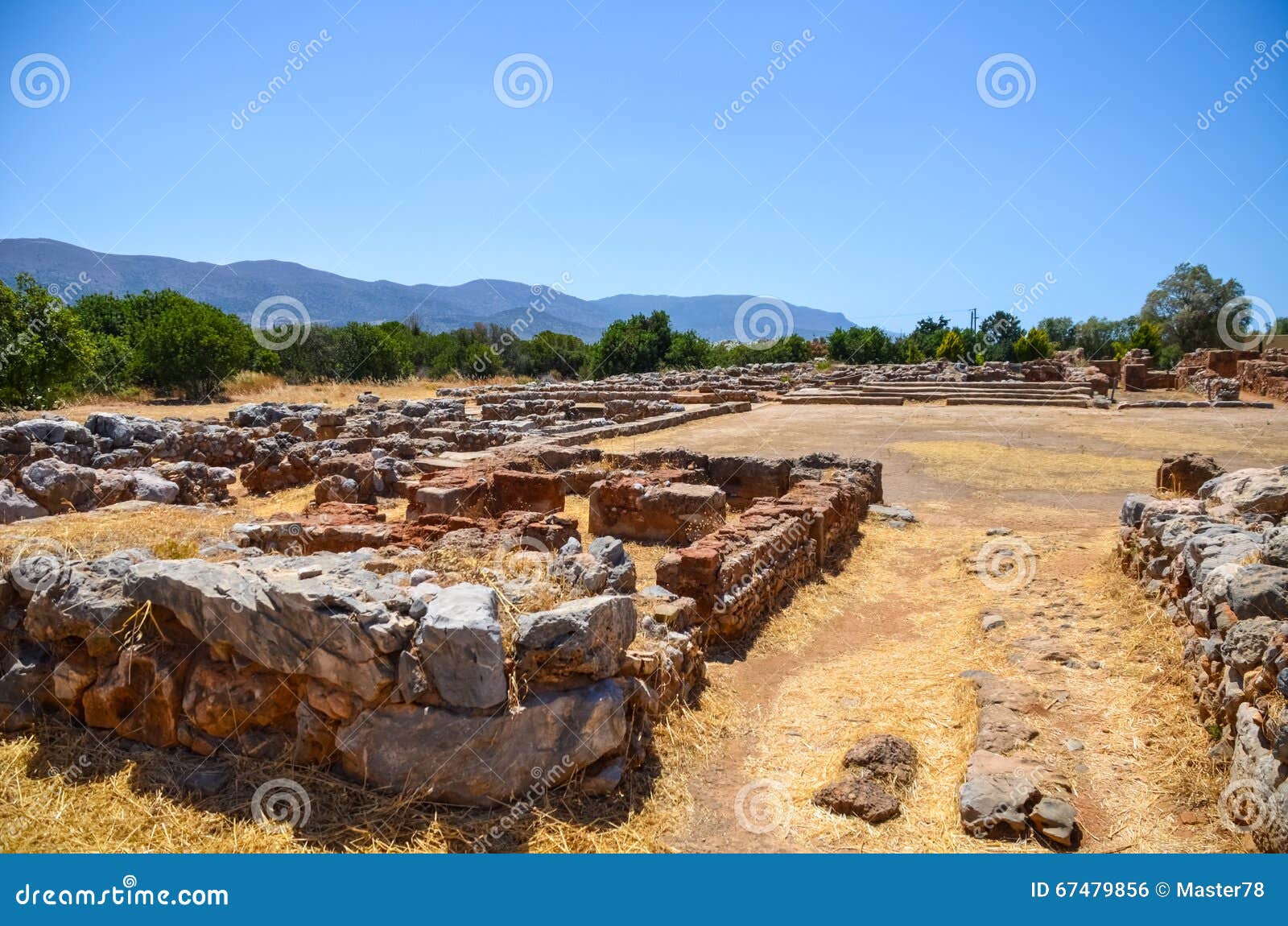 Excavations Of Malia Palace Stock Photo | CartoonDealer.com #44227296