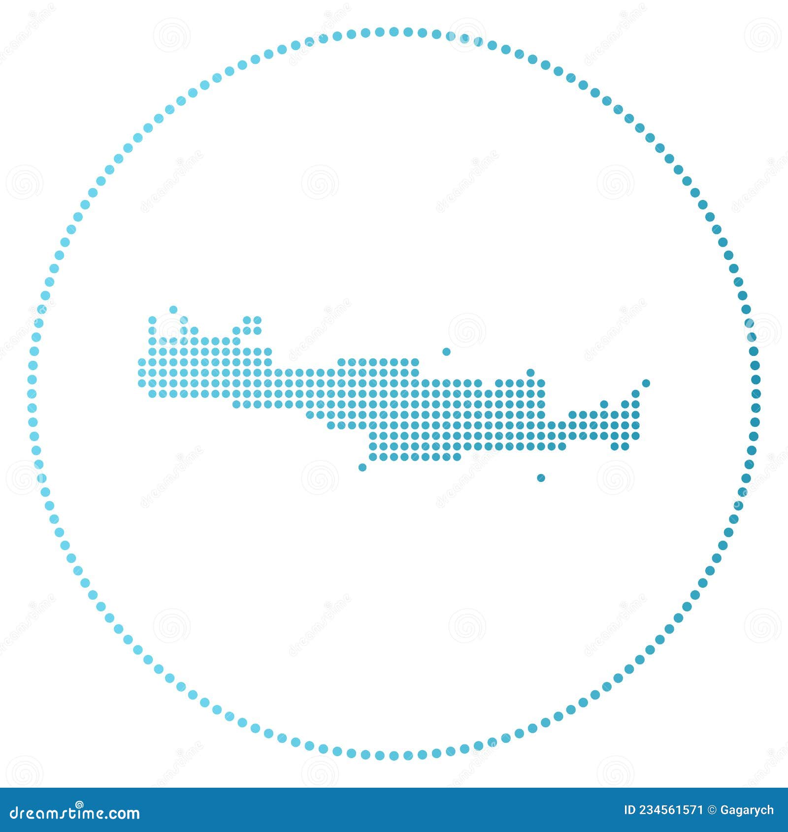 Crete digital badge. stock vector. Illustration of abstract - 234561571