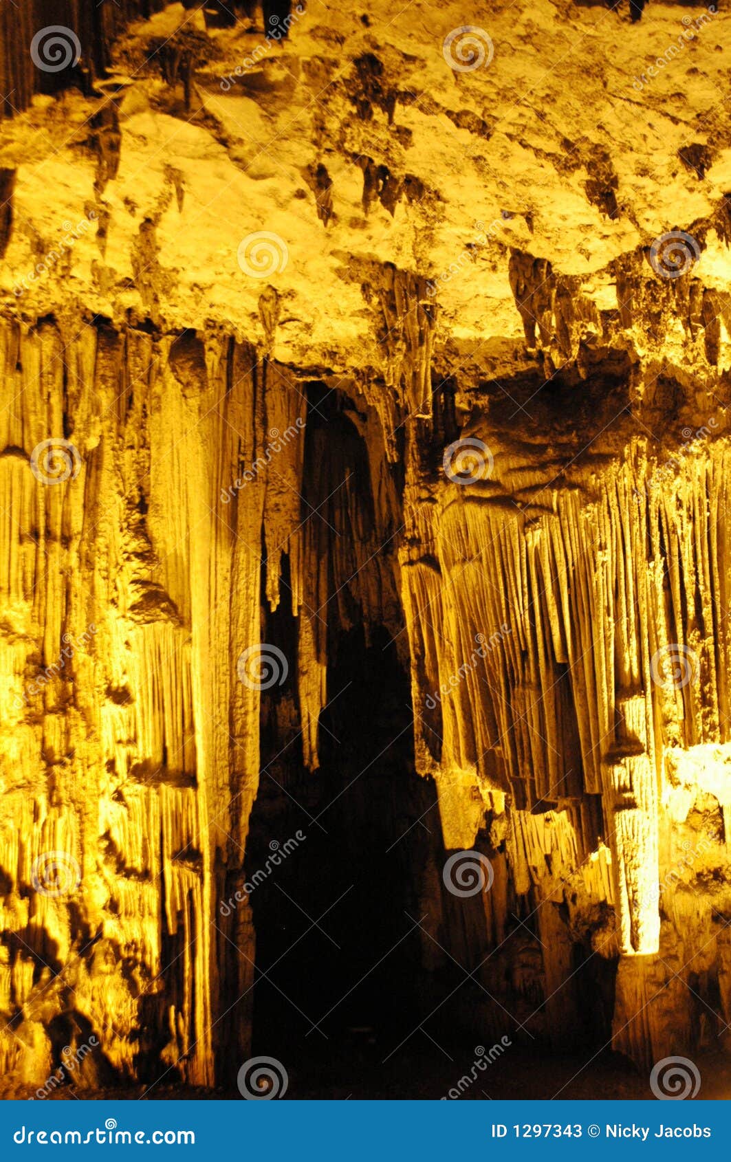 Crete Melidoni Cave stock image. Image of geology, rock - 1297343