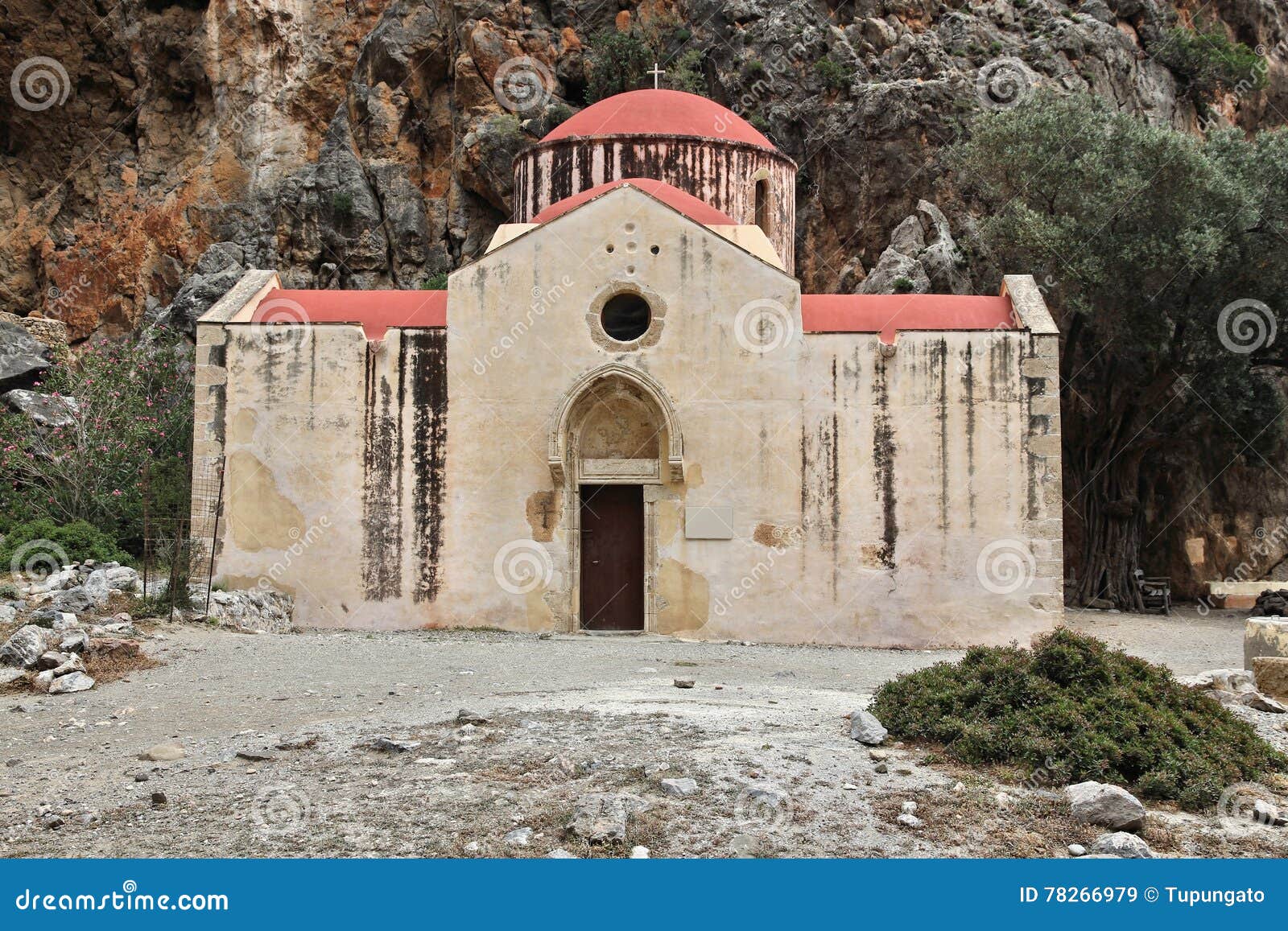 Crete monastery stock image. Image of european, landmark - 78266979