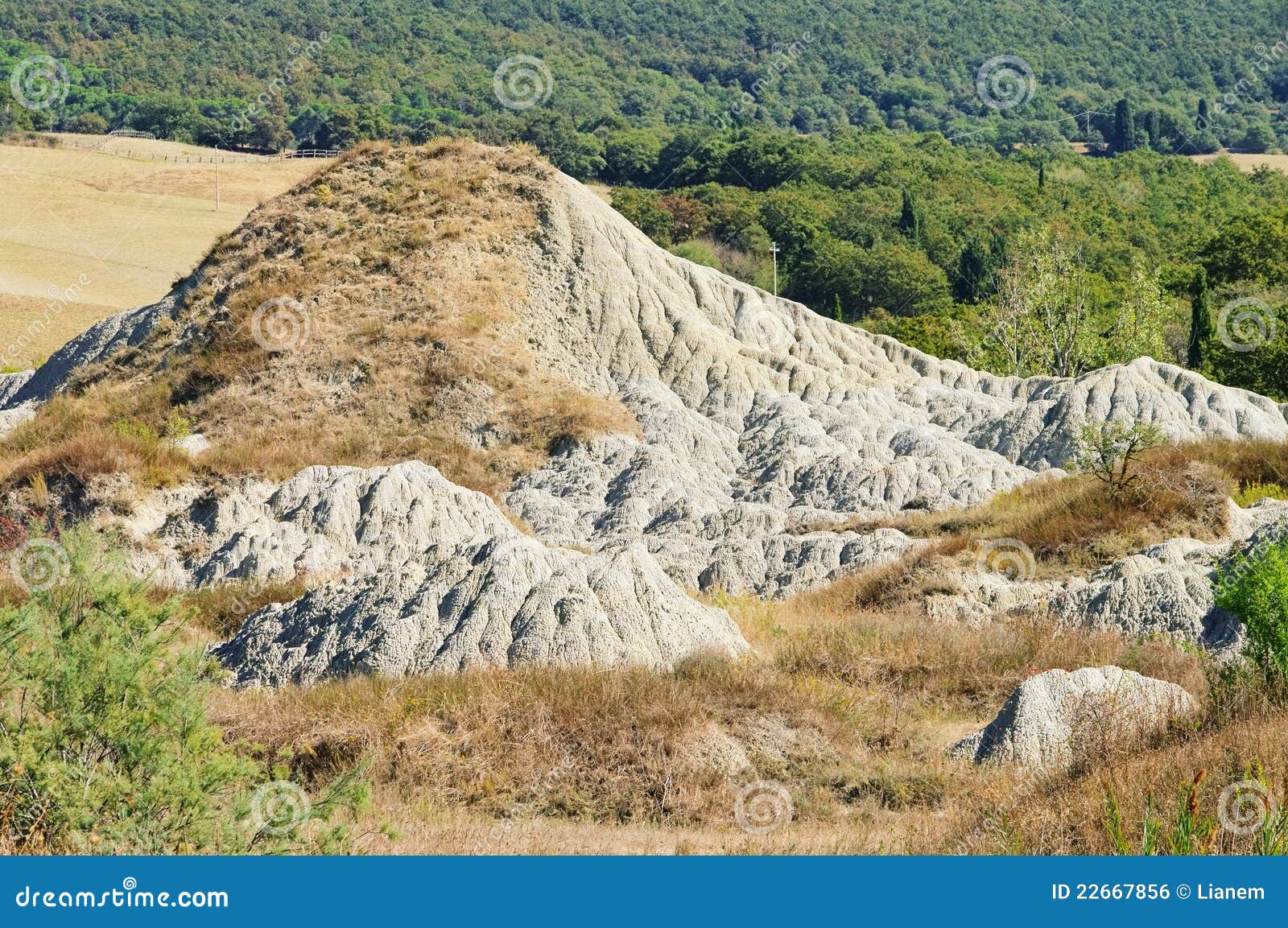 Crete Senesi stock photo. Image of badlands, pienza, italy - 22667856