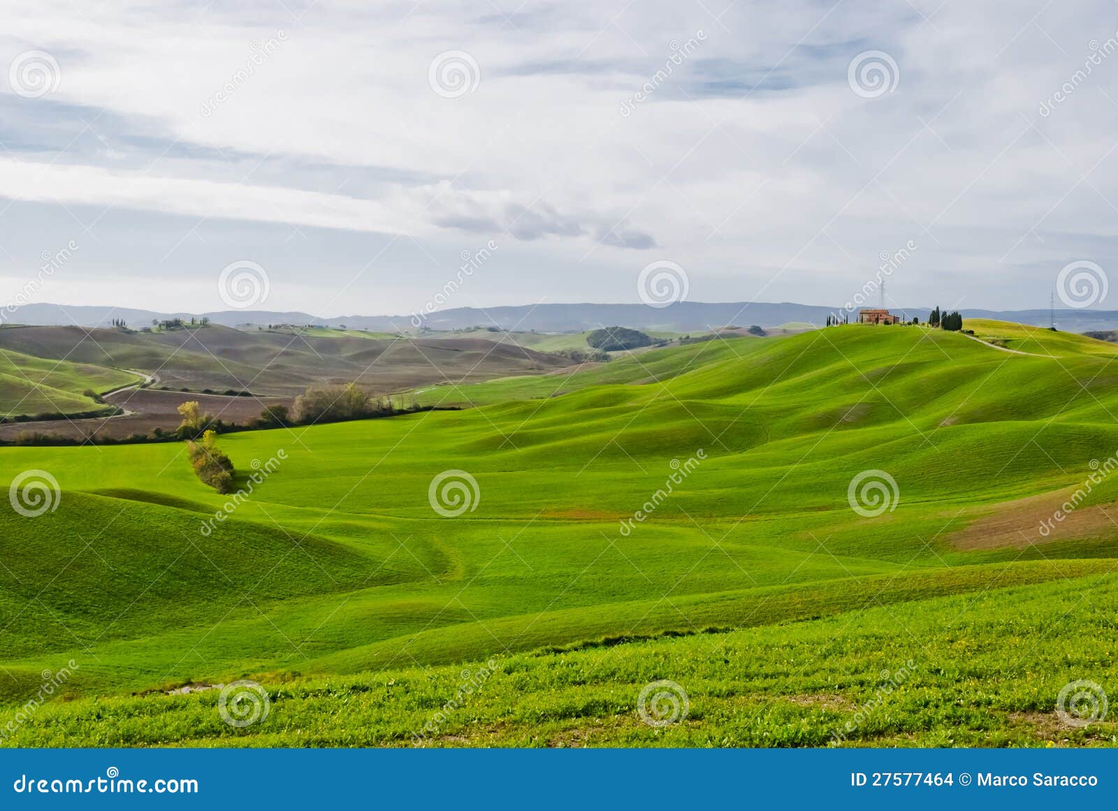 Crete Senesi, Tuscany Landscape Stock Photo - Image of cypress, italy ...
