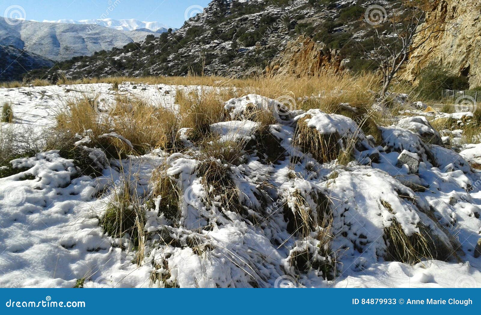 Crete snow stock image. Image of january, snow, scene - 84879933