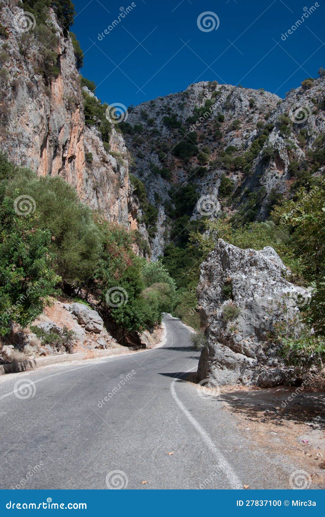 Crete Theriso gorge stock photo. Image of crete, greece - 27837100