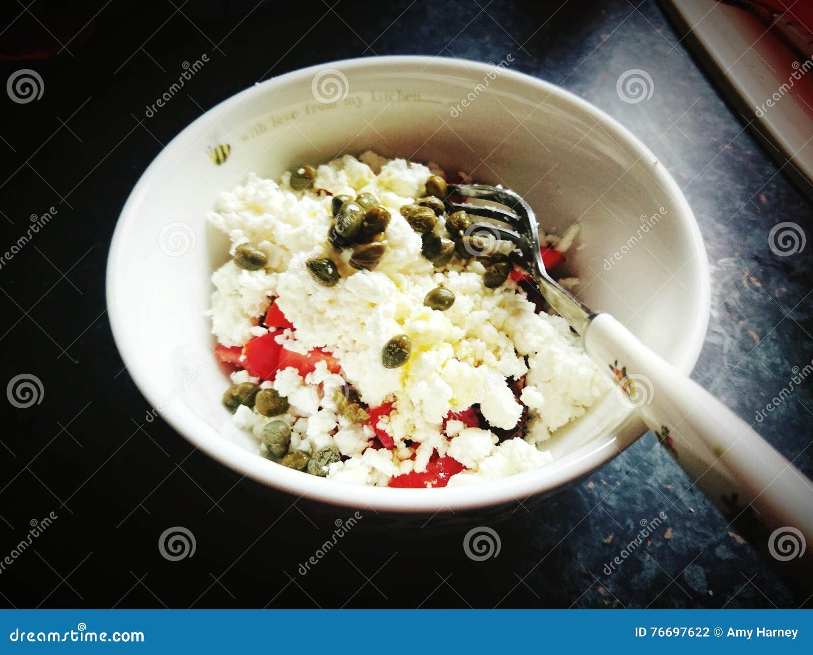 Creten data salad stock photo. Image of data, feta, tomatoes - 76697622