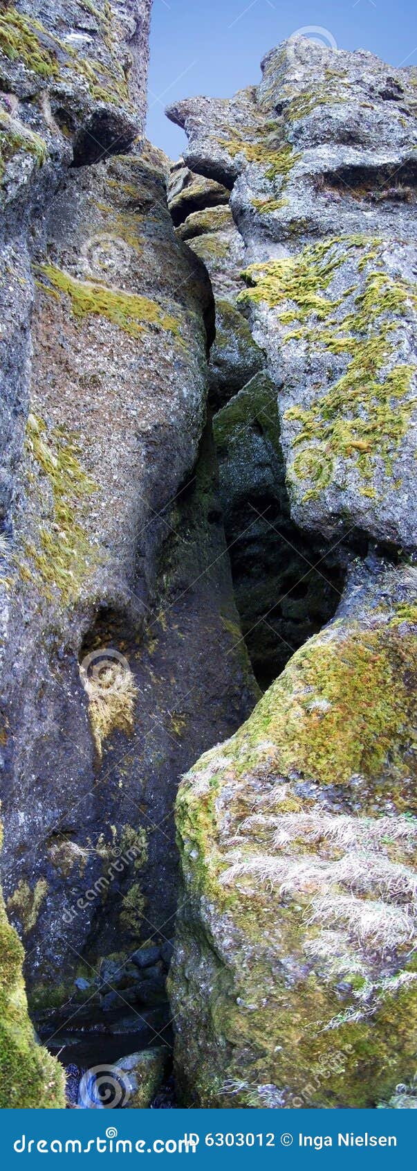 Crevice stock photo. Image of division, mountain, flowing - 6303012