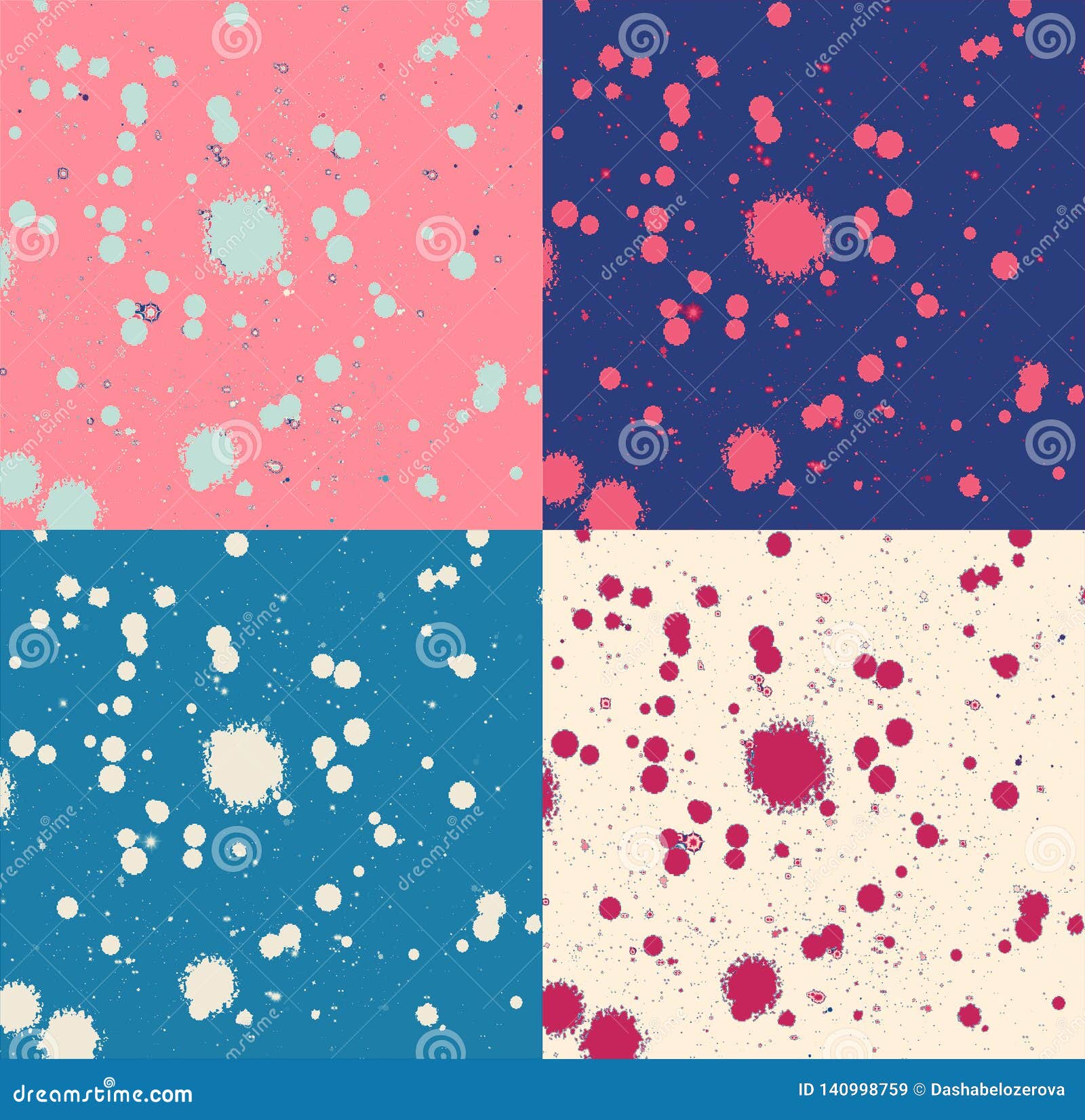 Crew Abstract Collage of Four Squares in Multi Colors Stock Image ...