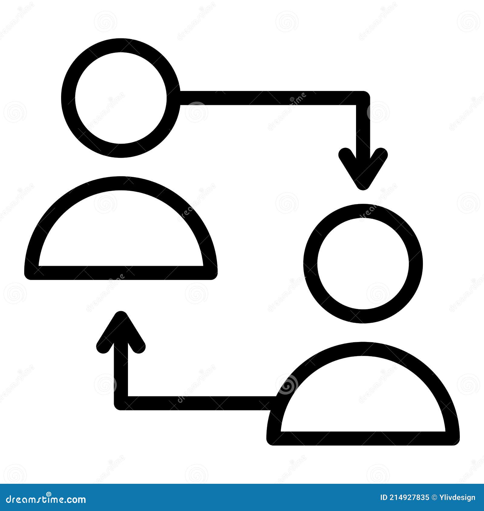 Crew Team Icon, Outline Style Stock Vector - Illustration of ...