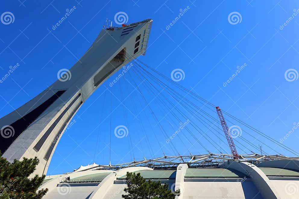 Crews Begin Dismantling Olympic Stadium Roof Editorial Photography ... Crews Begin Dismantling Olympic Stadium Roof Editorial Photography ...