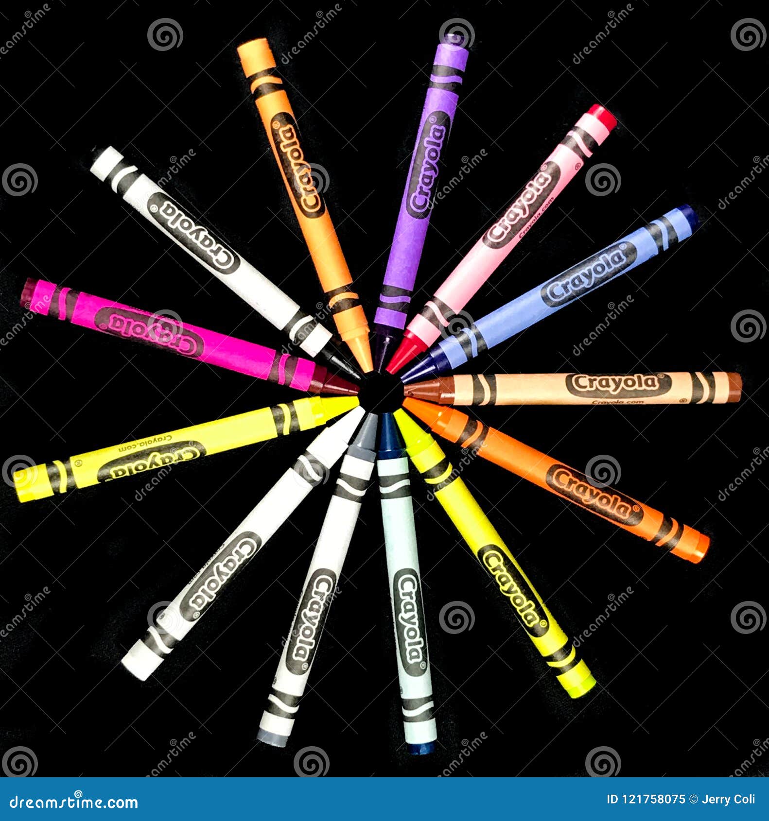 Creyones a Estrenar De Crayola Imagen editorial - Imagen de salir ...