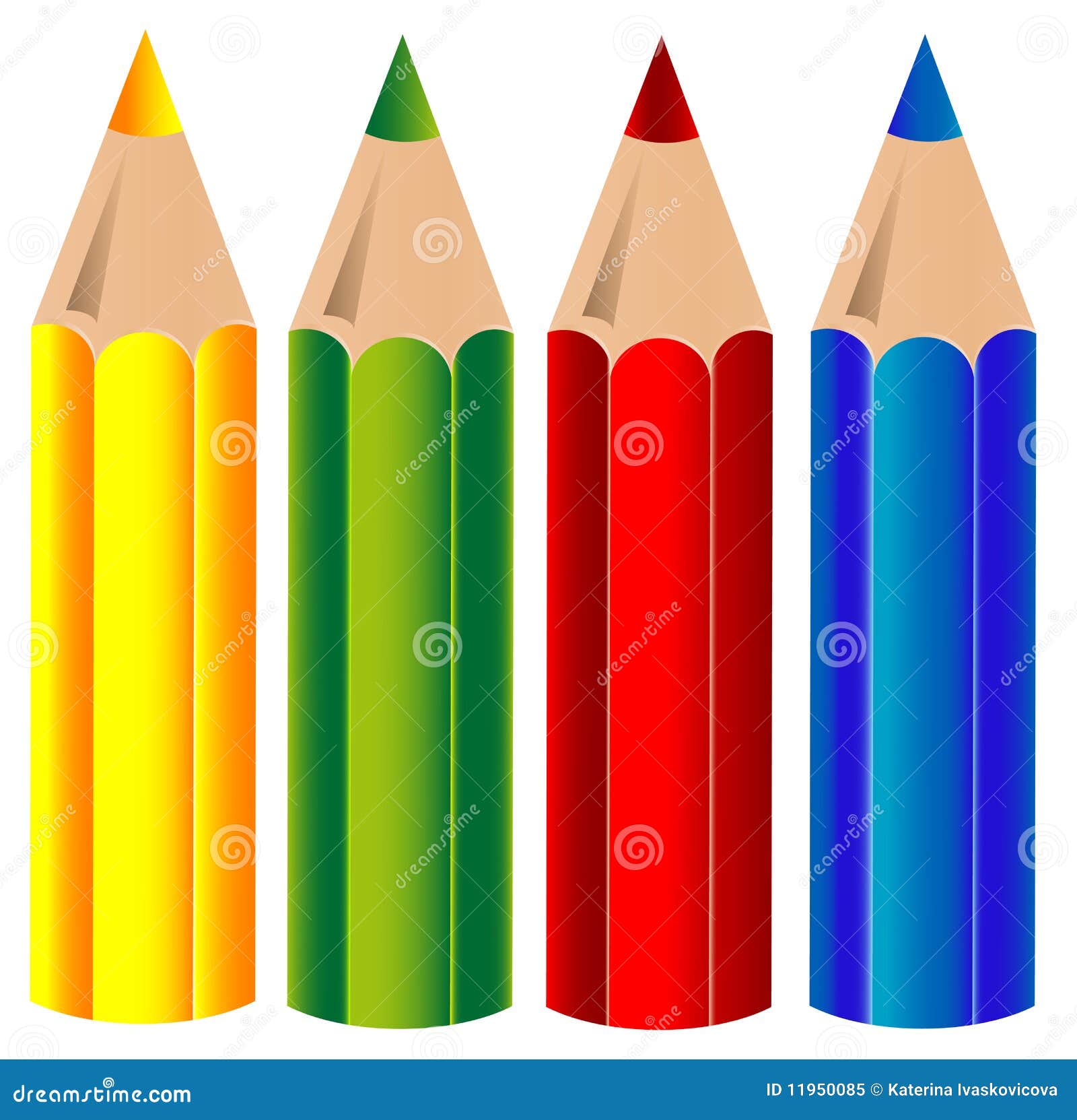 Creyones, vector ilustración del vector. Ilustración de drenaje - 11950085