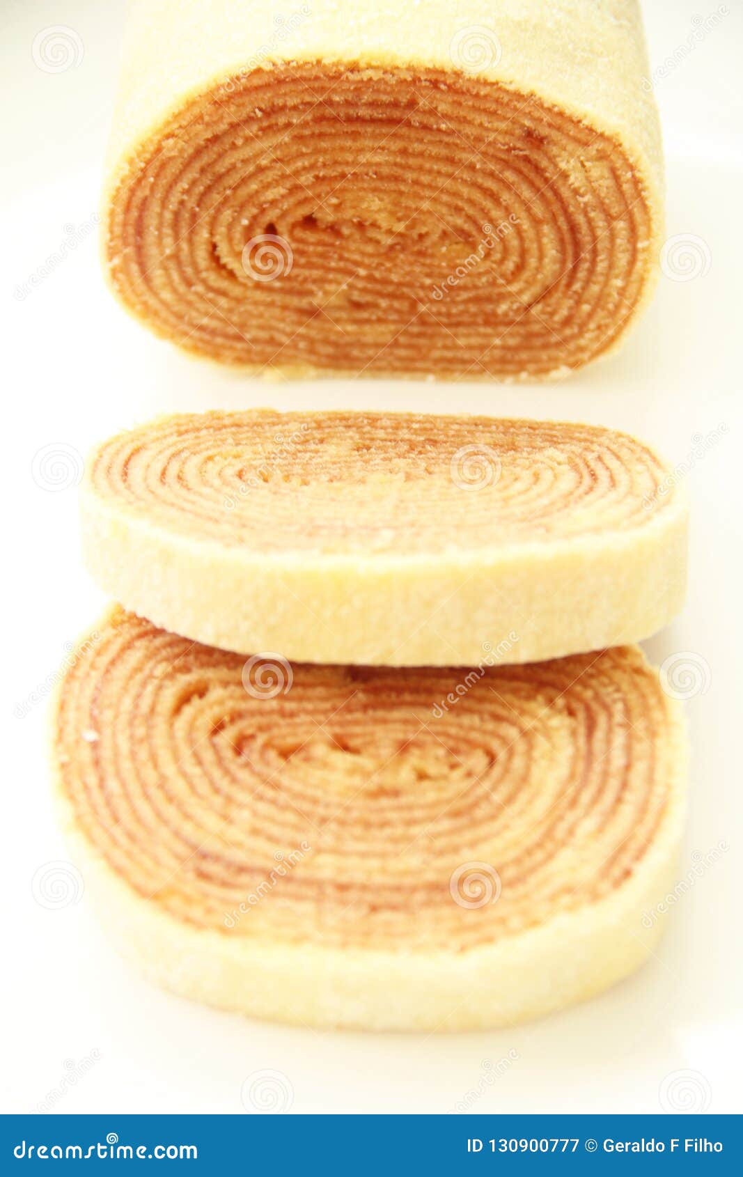 Roll Cake, Bolo De Rolo, Traditional Brazilian Cake Candy Sao Paulo ...