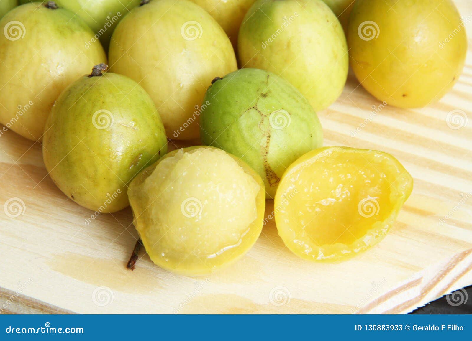 Umbu Fruit Tropical Isolated White Background Food Agriculture Sao ...