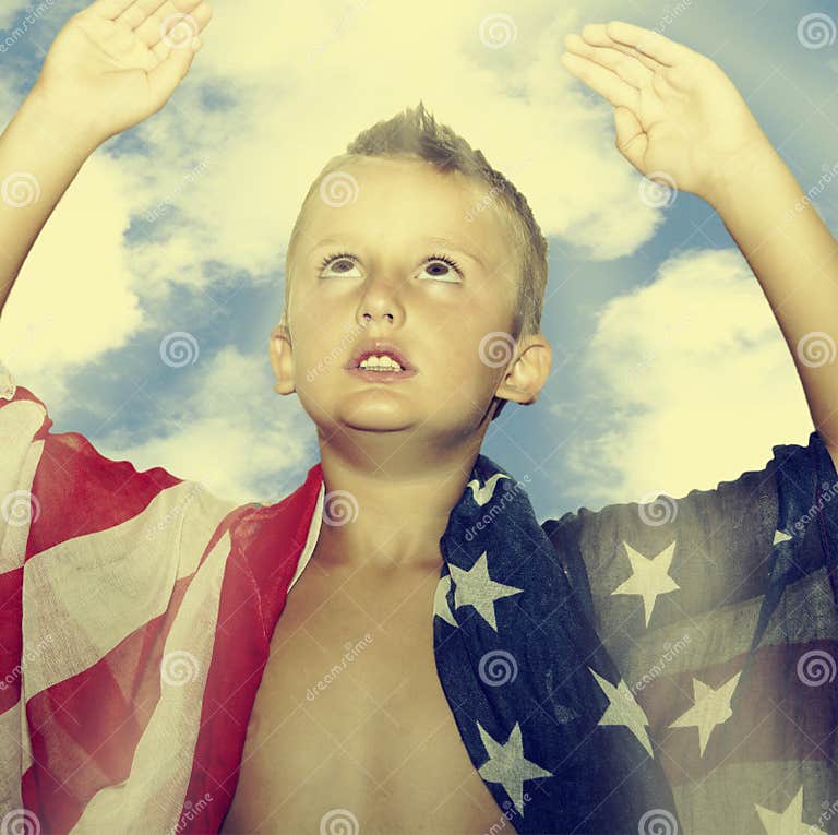 Criança americana imagem de stock. Imagem de conceitos - 33000319